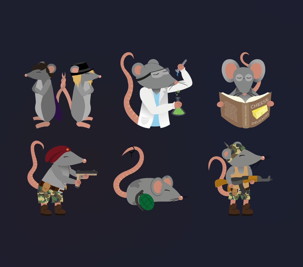 ArtStation - Rats "Rattenmates"