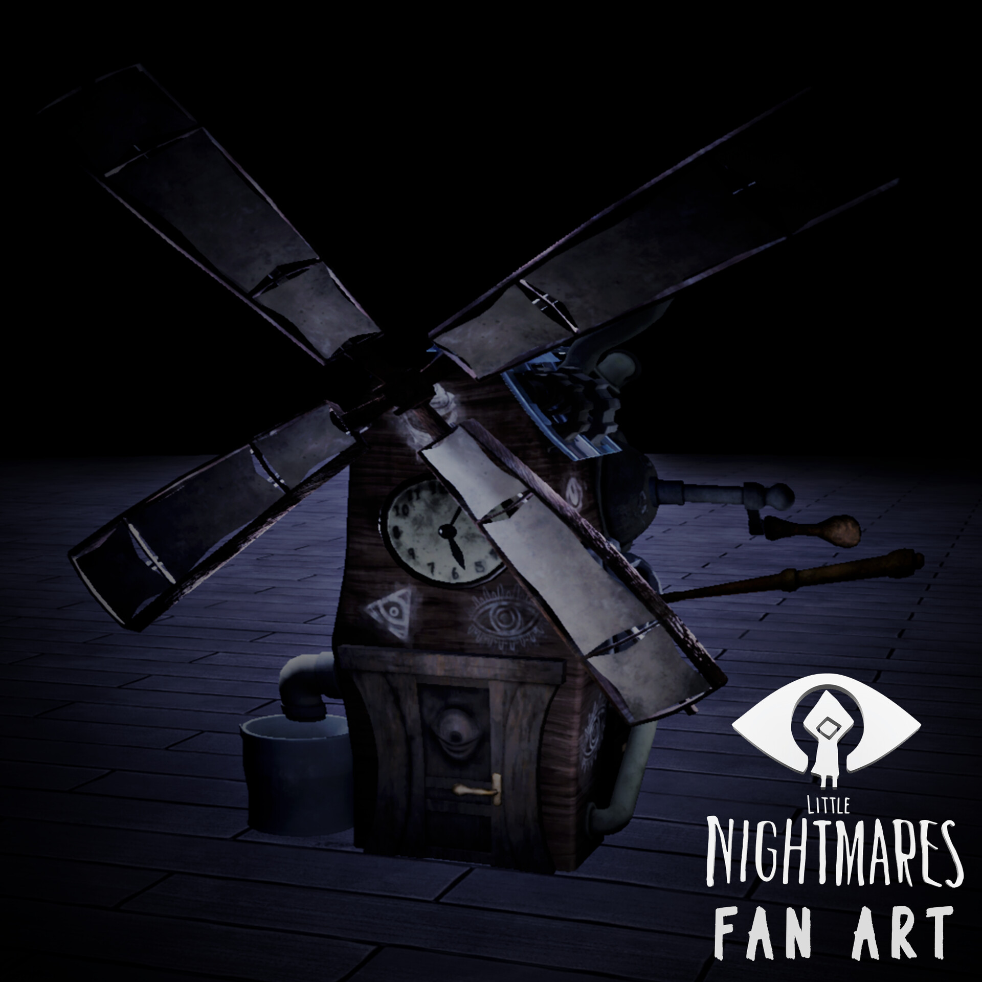 ArtStation - Torture Mill - Little Nightmares Fan Art