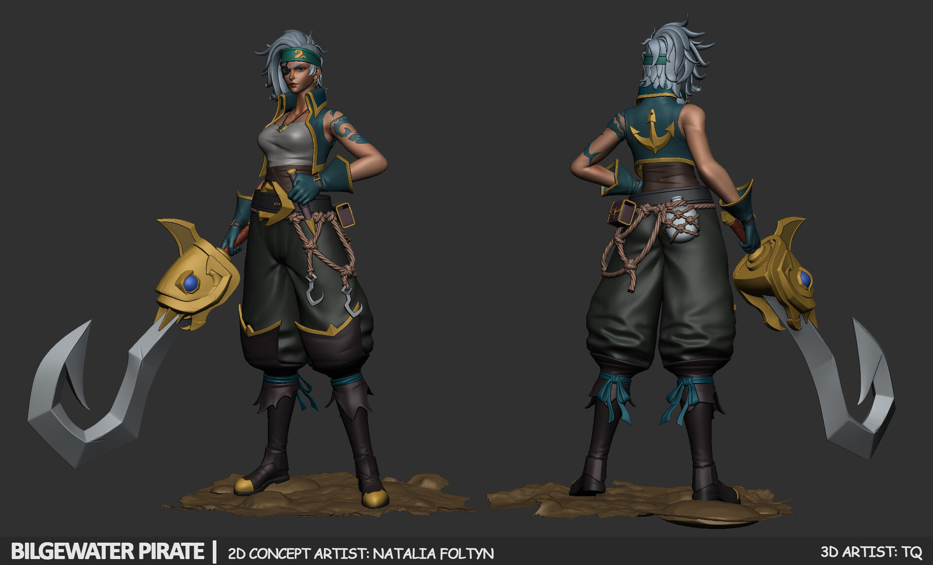 ArtStation - Bilgewater Pirate