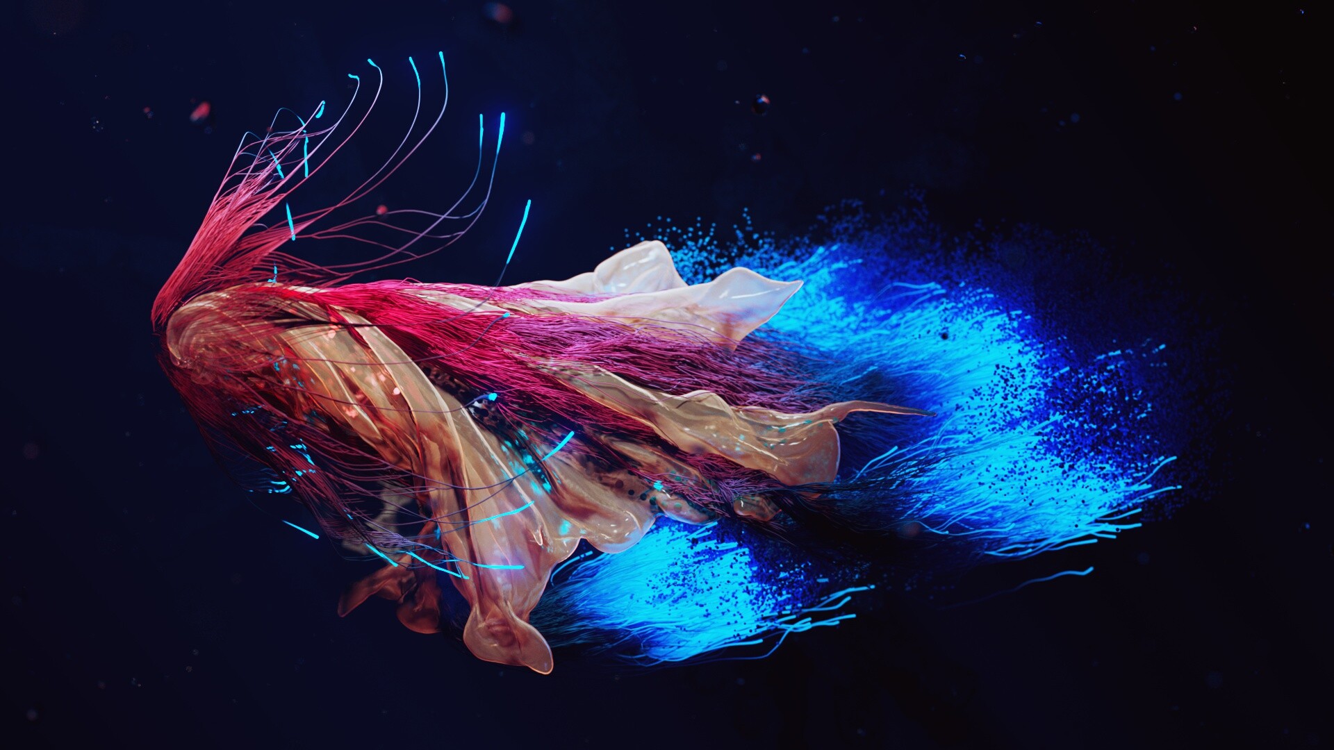 ArtStation - The Foundry Katana Abstracted fish (My own take on shading ...