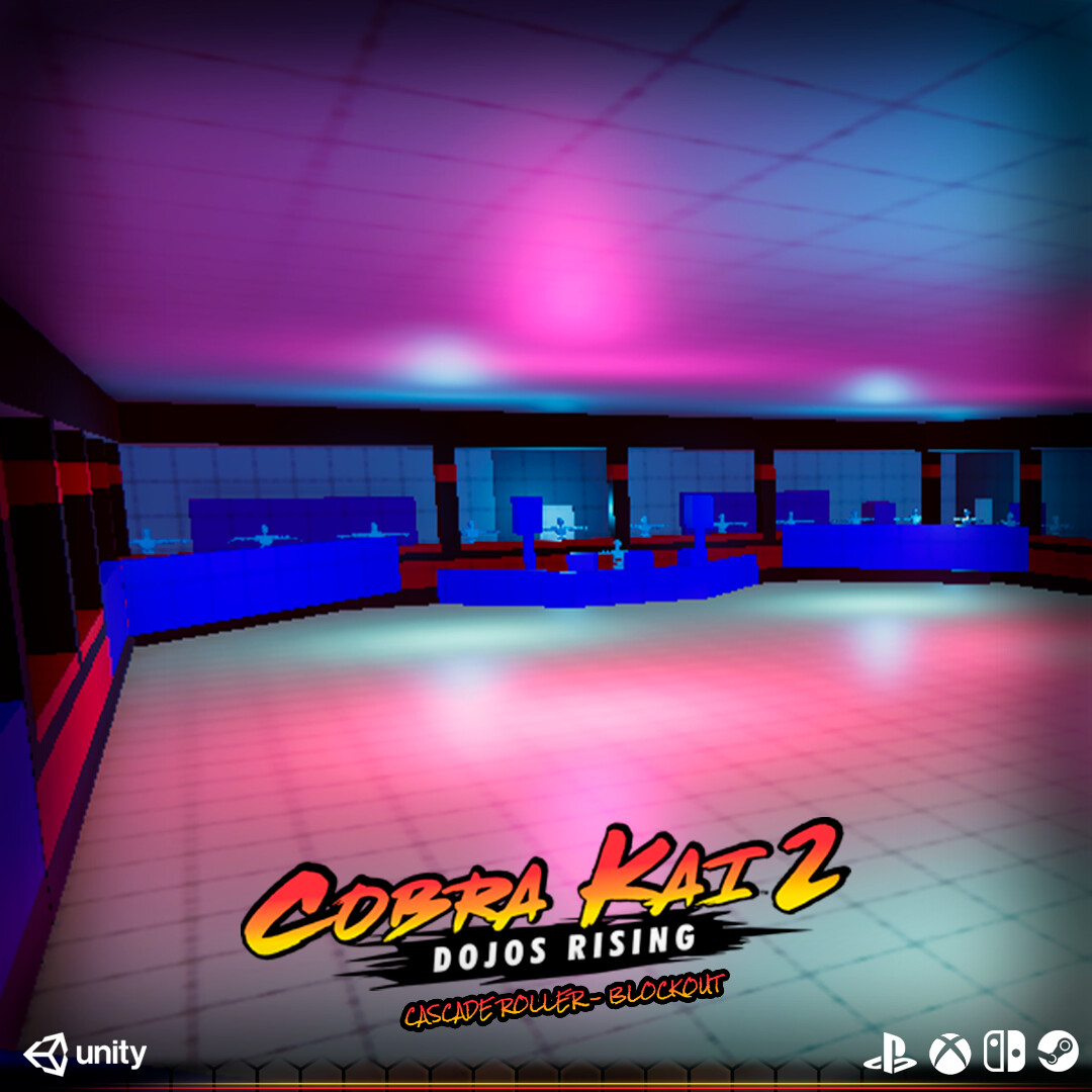 ArtStation - Cobra Kai 2: Dojos Rising - Cascade Roller Blockout