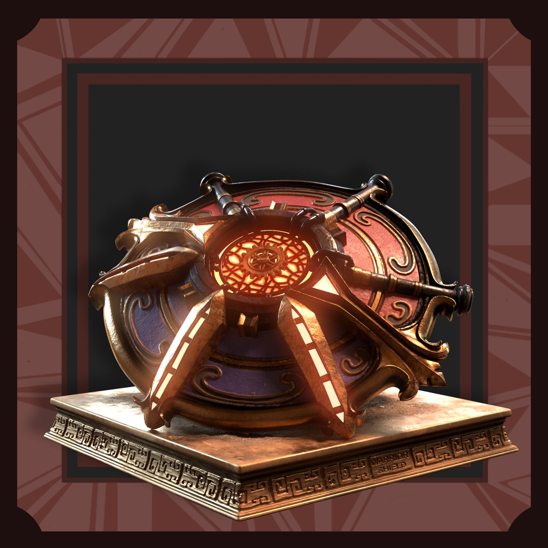 ArtStation - 🗡Assasin's Creed Valhalla - Fan Art - Warrior Shield 🛡️