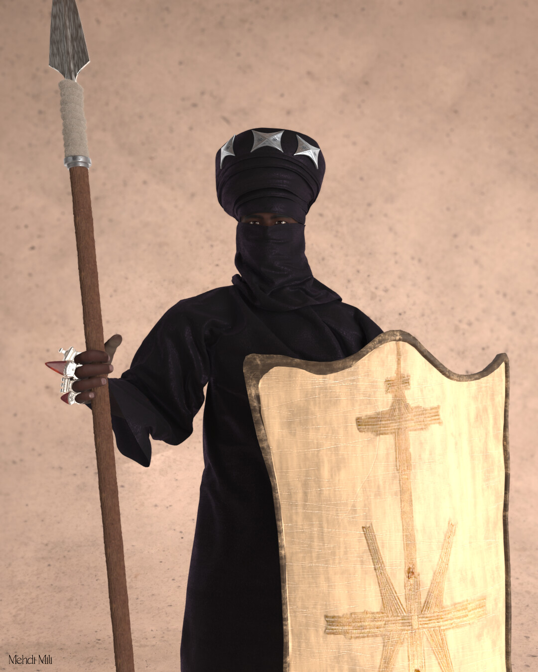 ArtStation - Tuareg Warrior