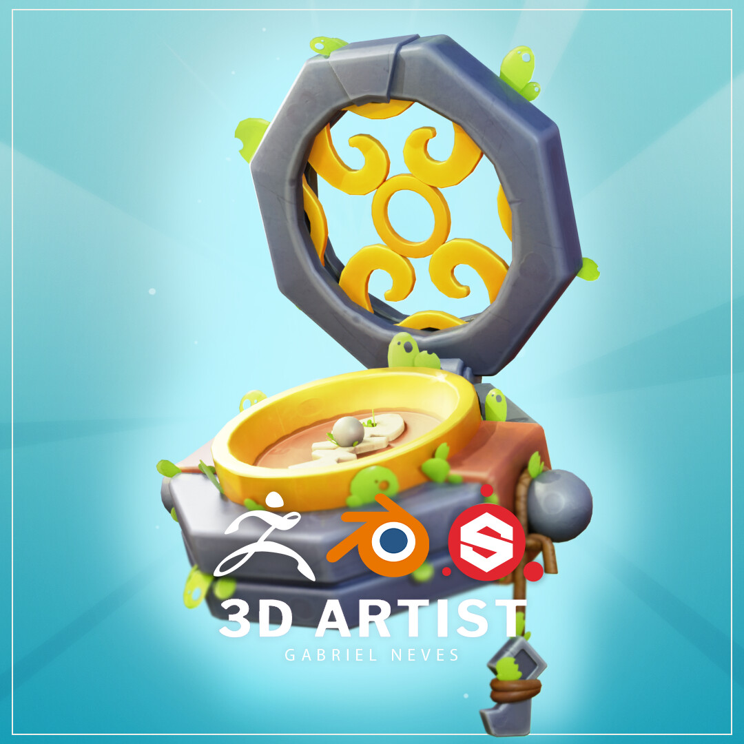 ArtStation - Pirate Compass - 3D Game Assets