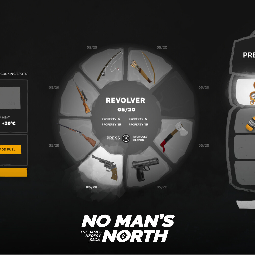 ArtStation - No Man's North - UI