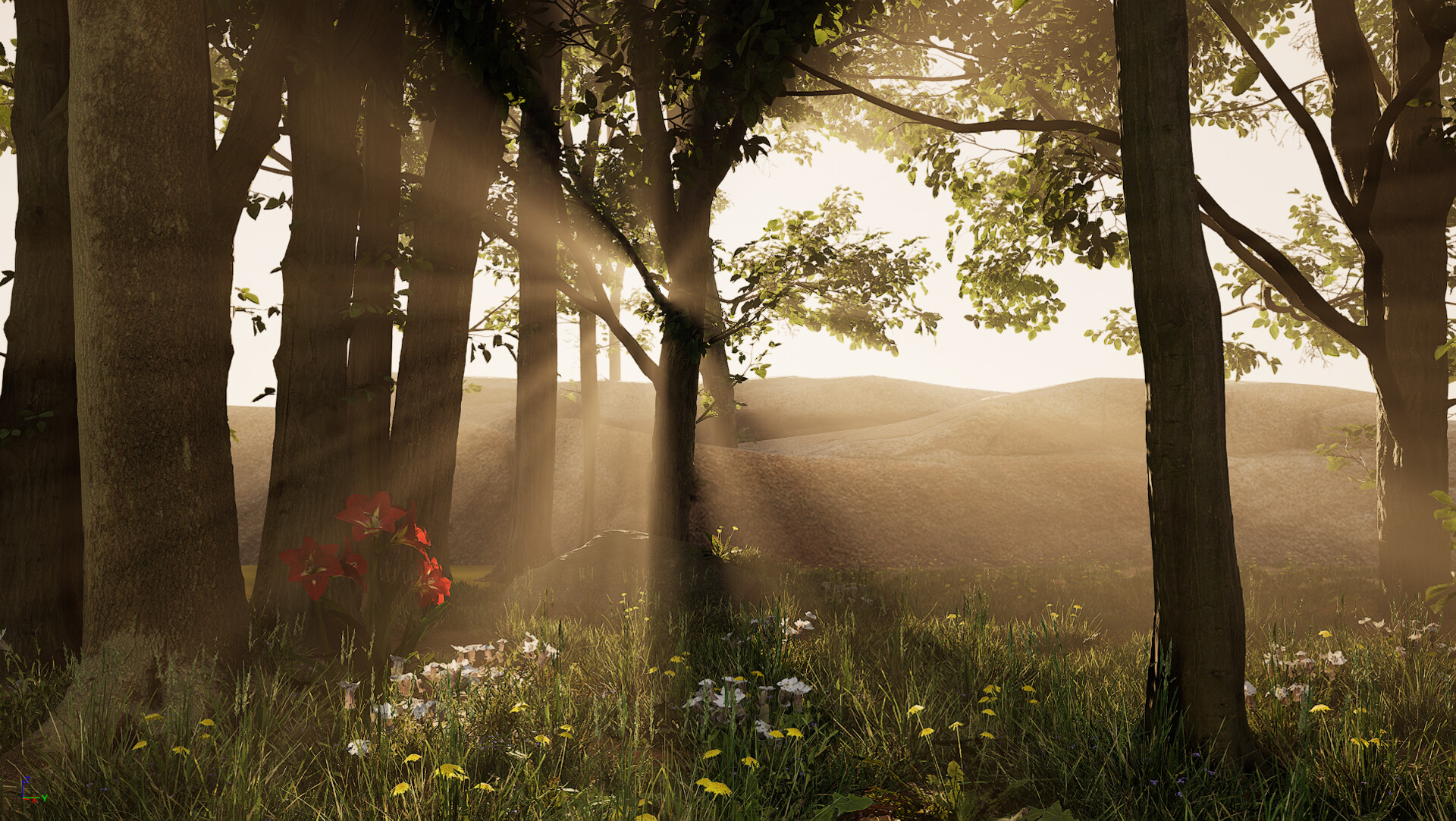 ArtStation - Forest and God Rays, Made in Unreal Engine 5.1, by ...