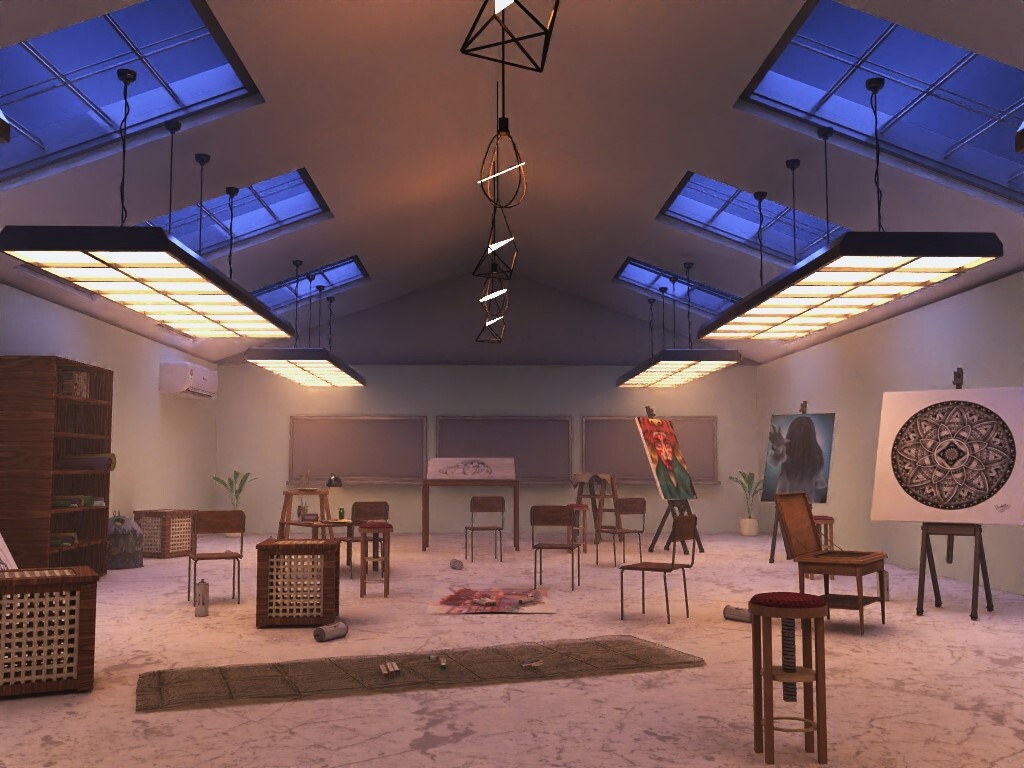 ArtStation - Art Studio Lighting