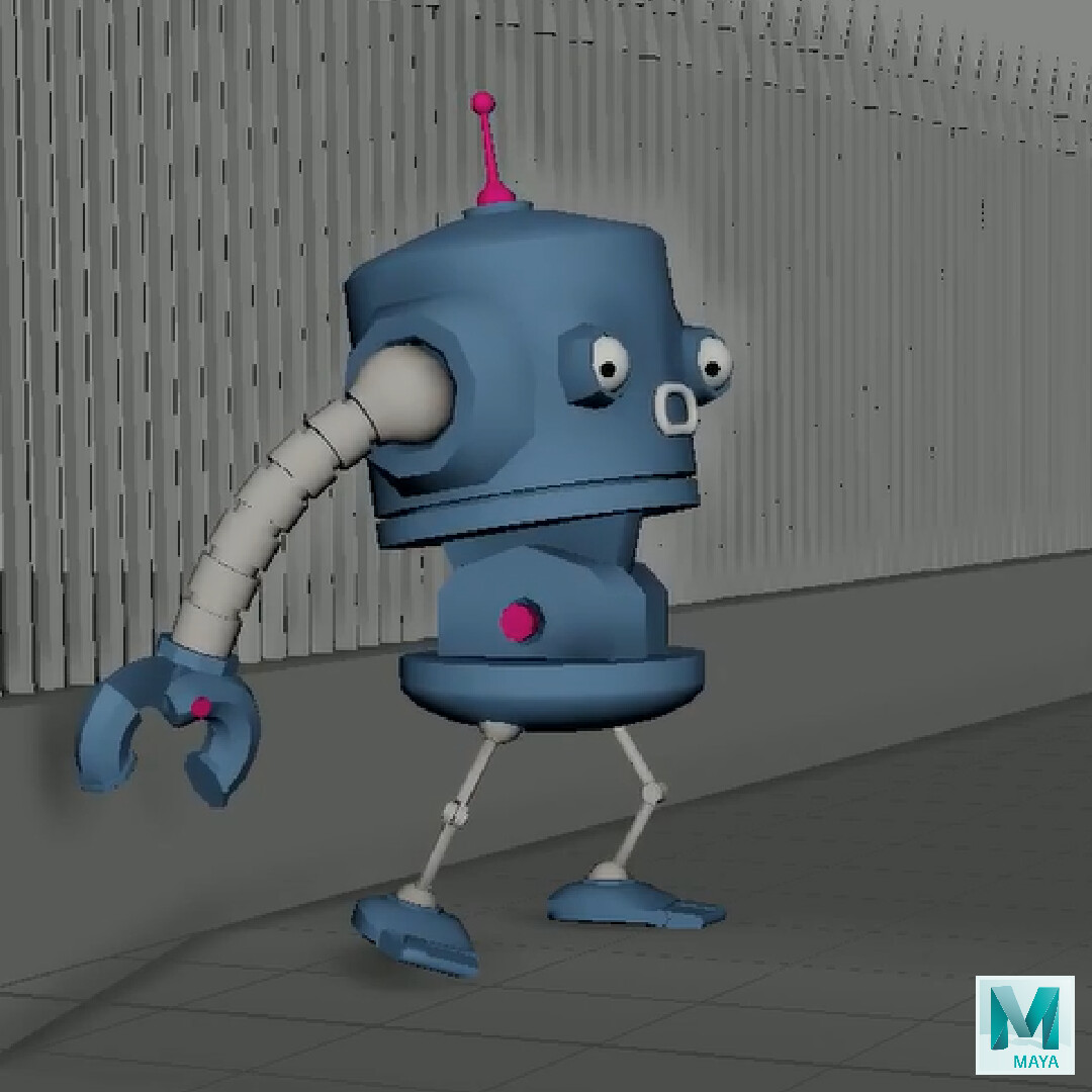 ArtStation - Robot : Rigging / animation