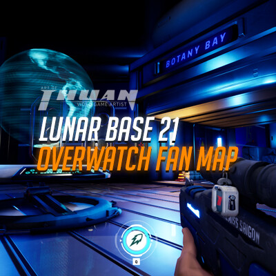 ArtStation - Lunar Base 21: Overwatch Fan Map Unreal Engine 5