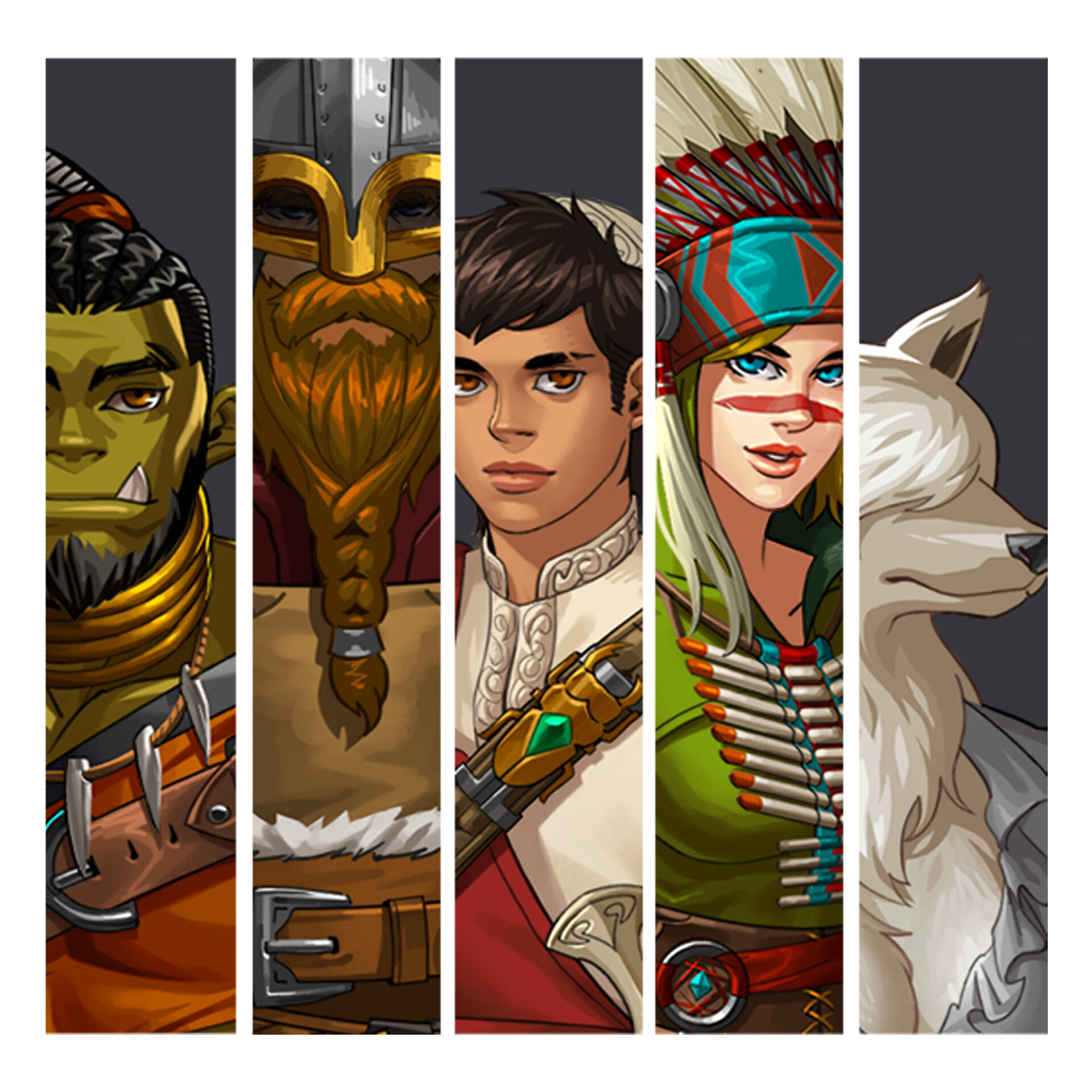 ArtStation - boss raid party