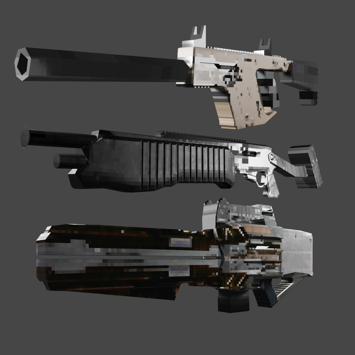 ArtStation - Project Obelisk Assets: Weapons
