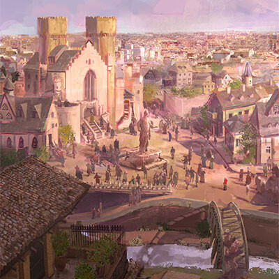 ArtStation - Medieval Castle Concepts