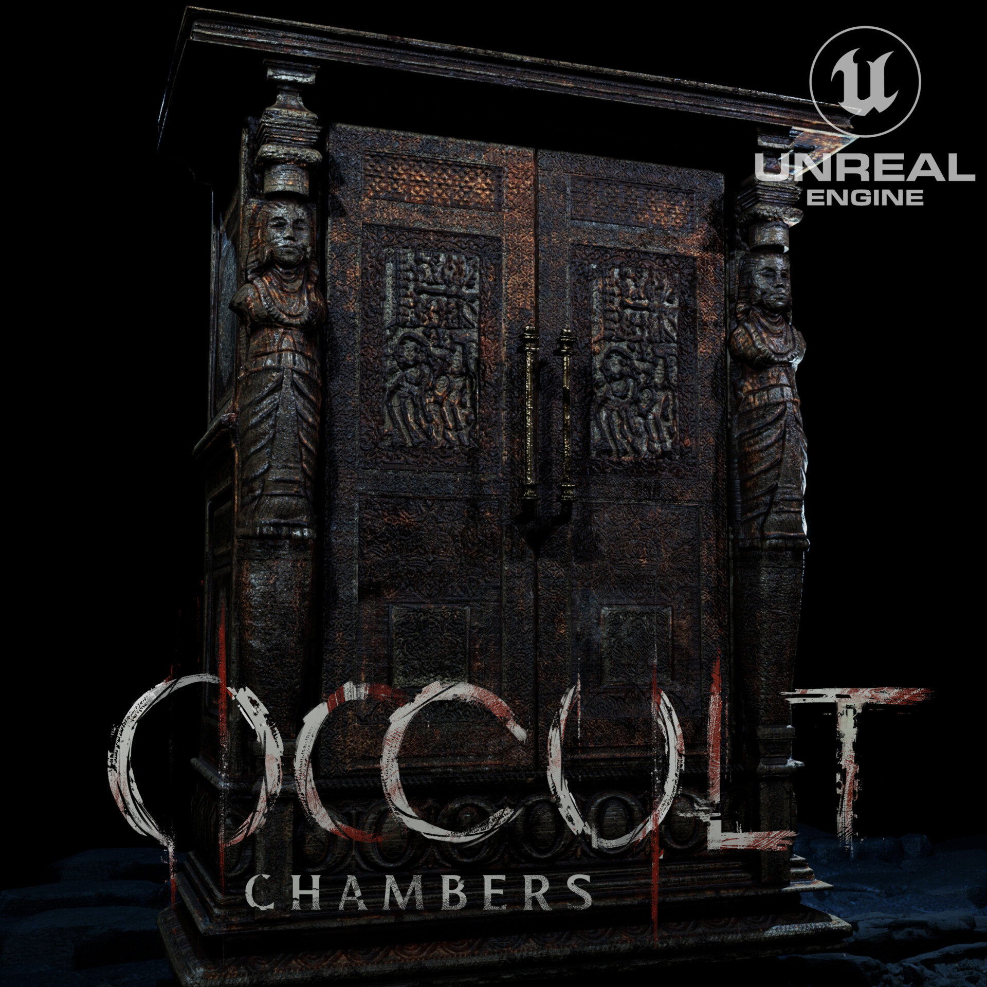 ArtStation - Occult Chambers- Ancient cupboard