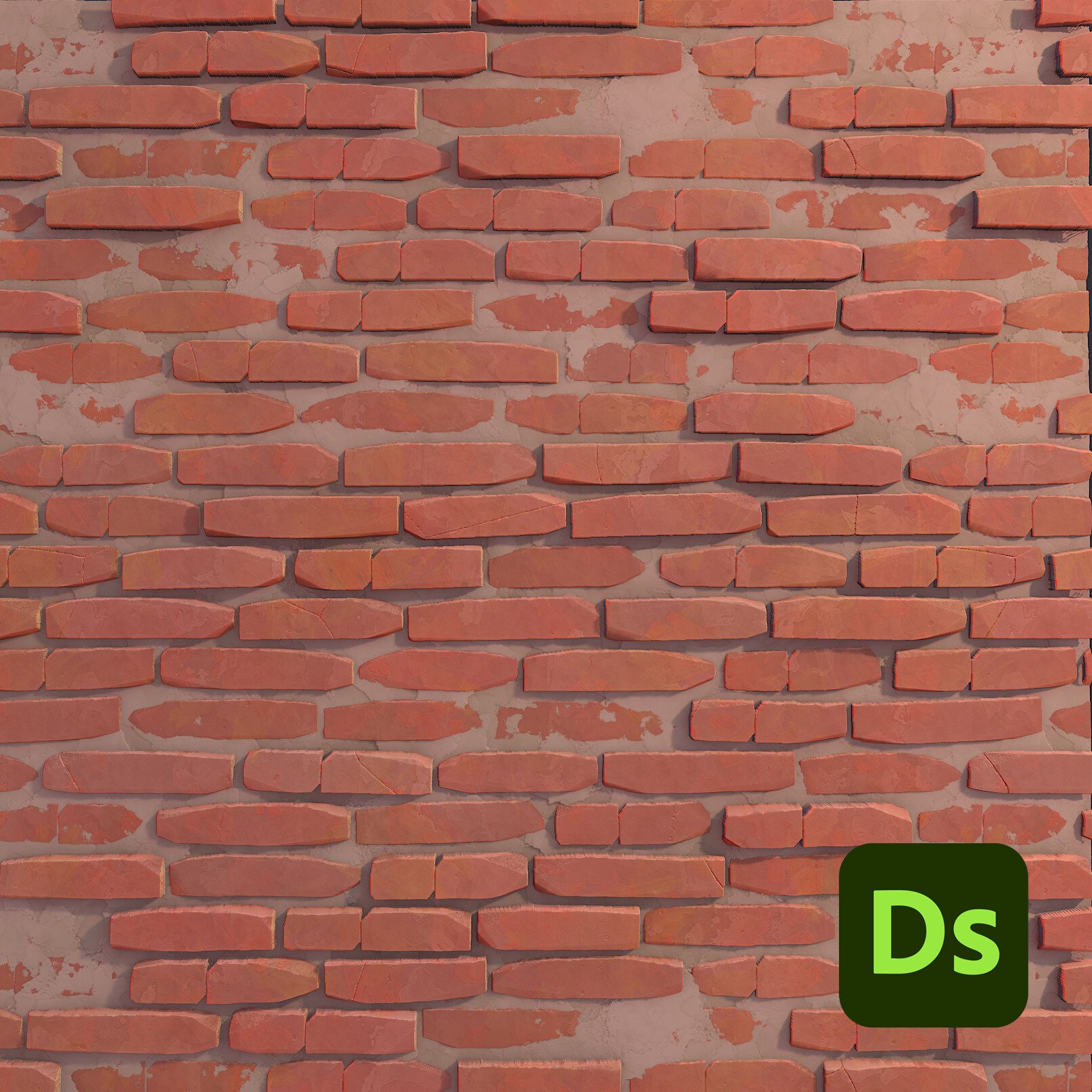 ArtStation - Stylized Wall Material