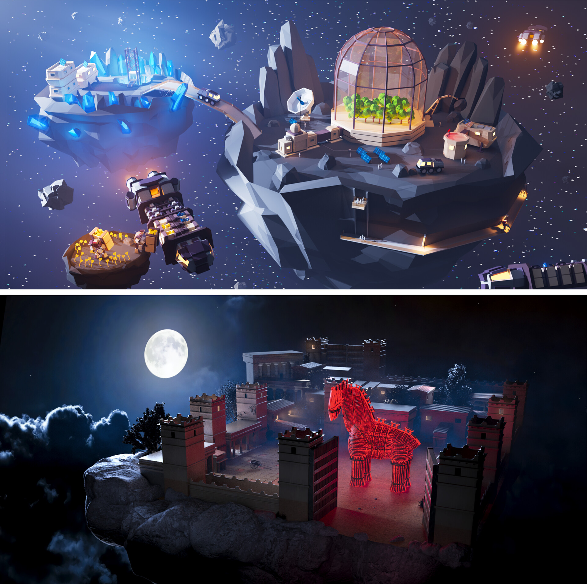 ArtStation - Floating Islands