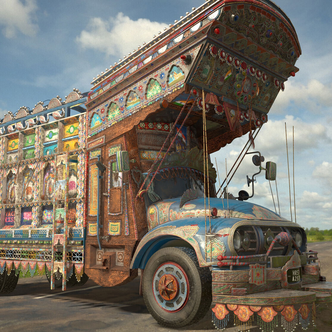 ArtStation - Indian Truck