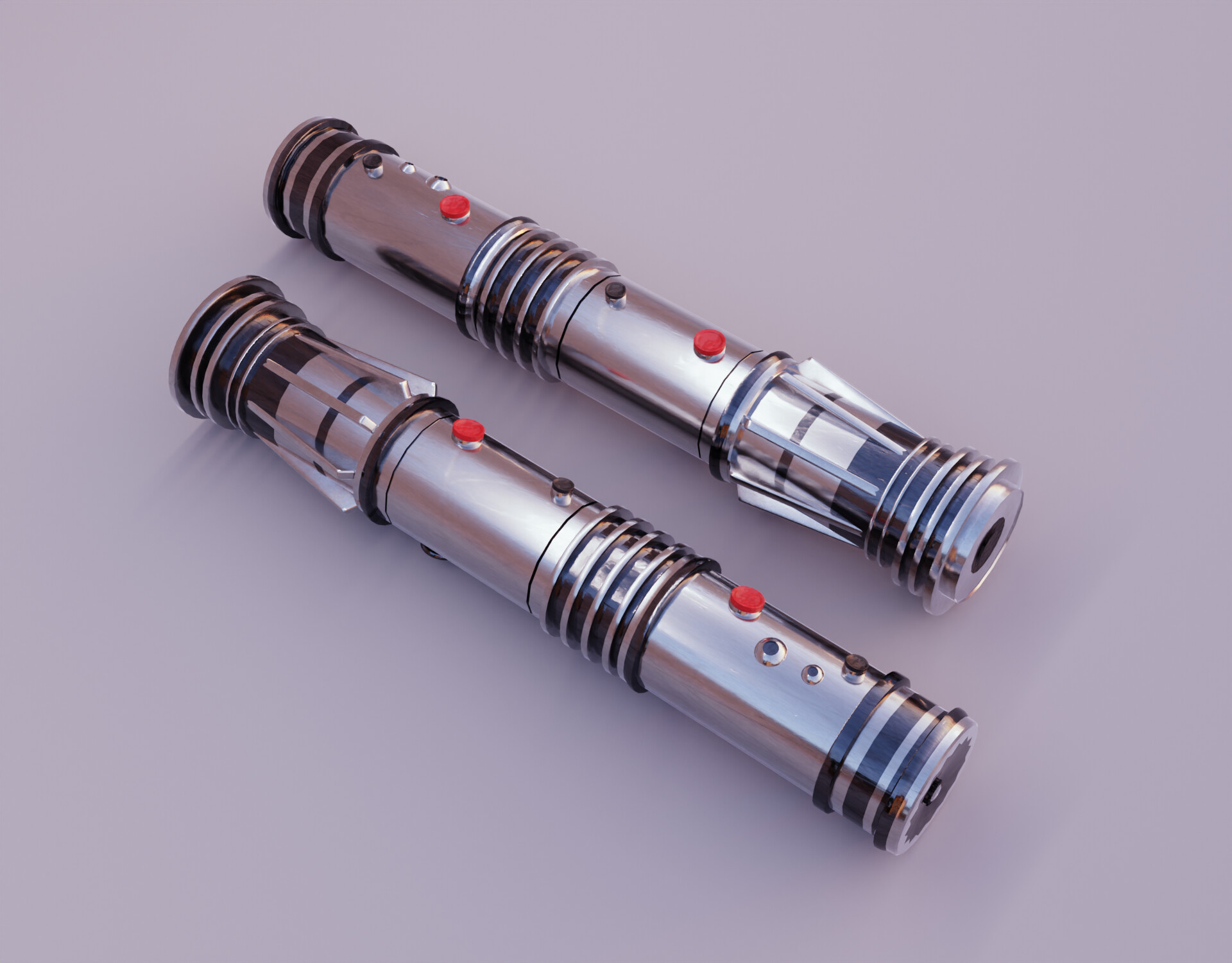 ArtStation - Maul's Lightsaber Hilts