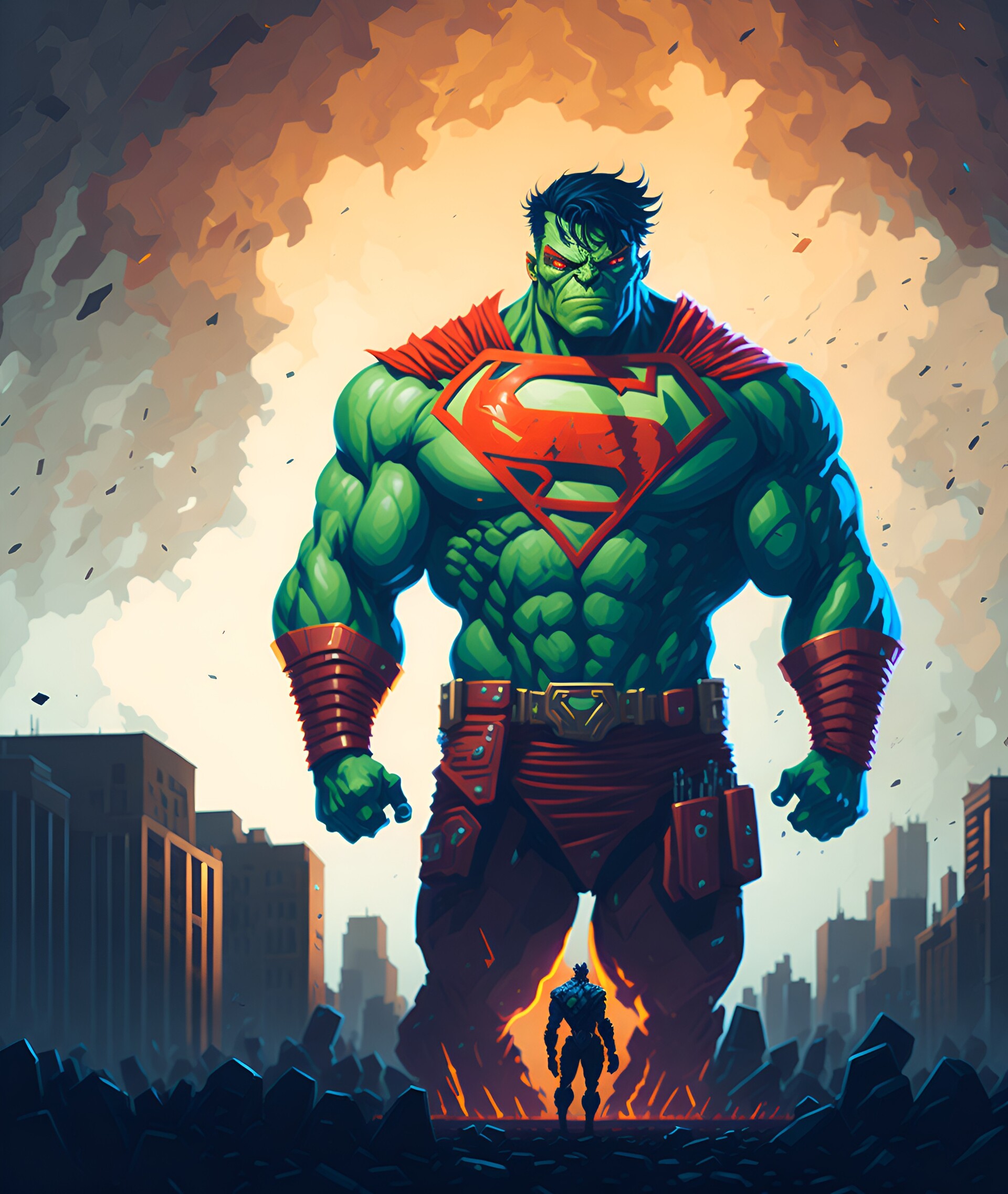 ArtStation - SUPER-HULK MAN