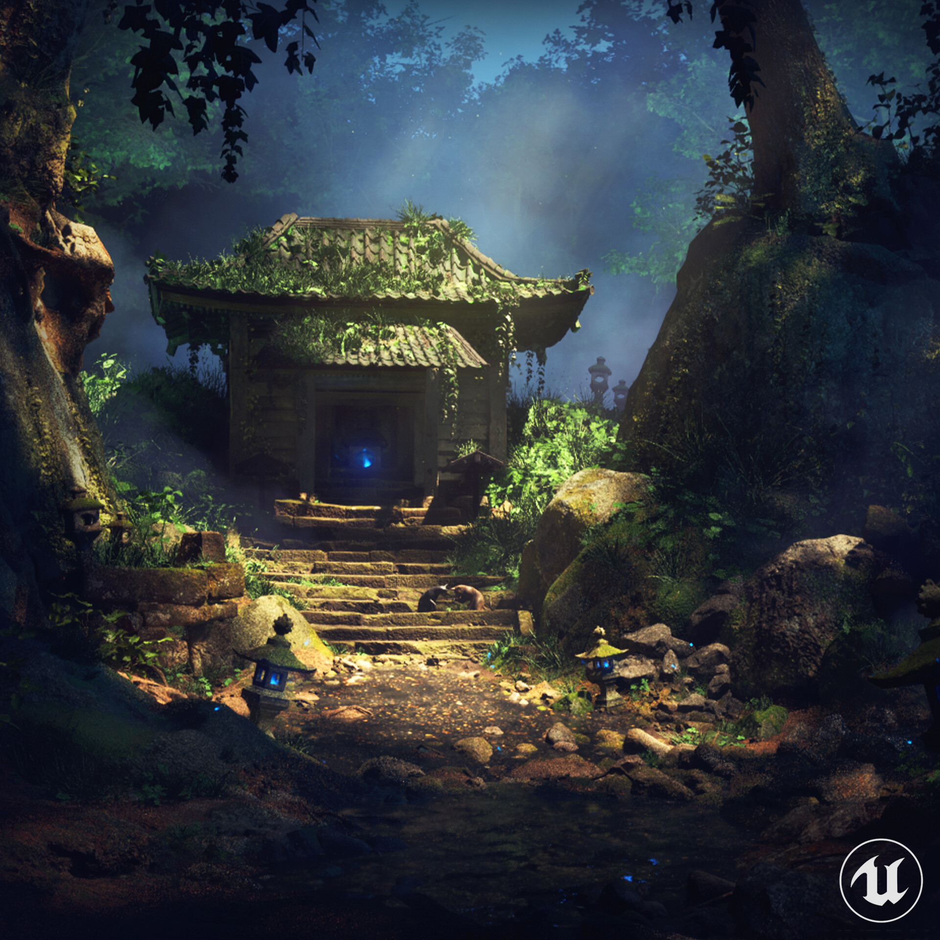 ArtStation - Forest Shrine - [UE5]