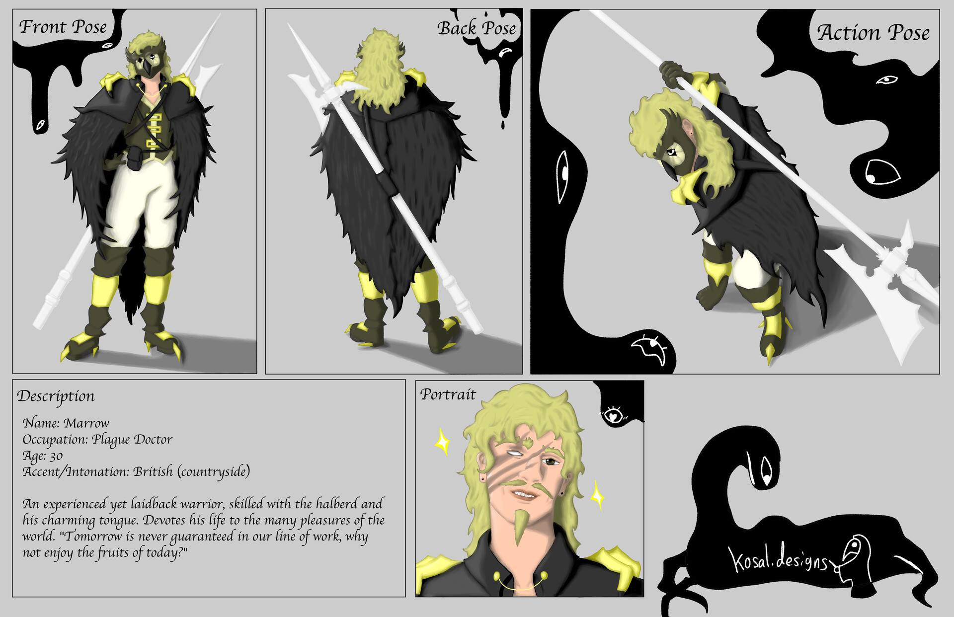 ArtStation - Plague Doctor Marrow Concept Art