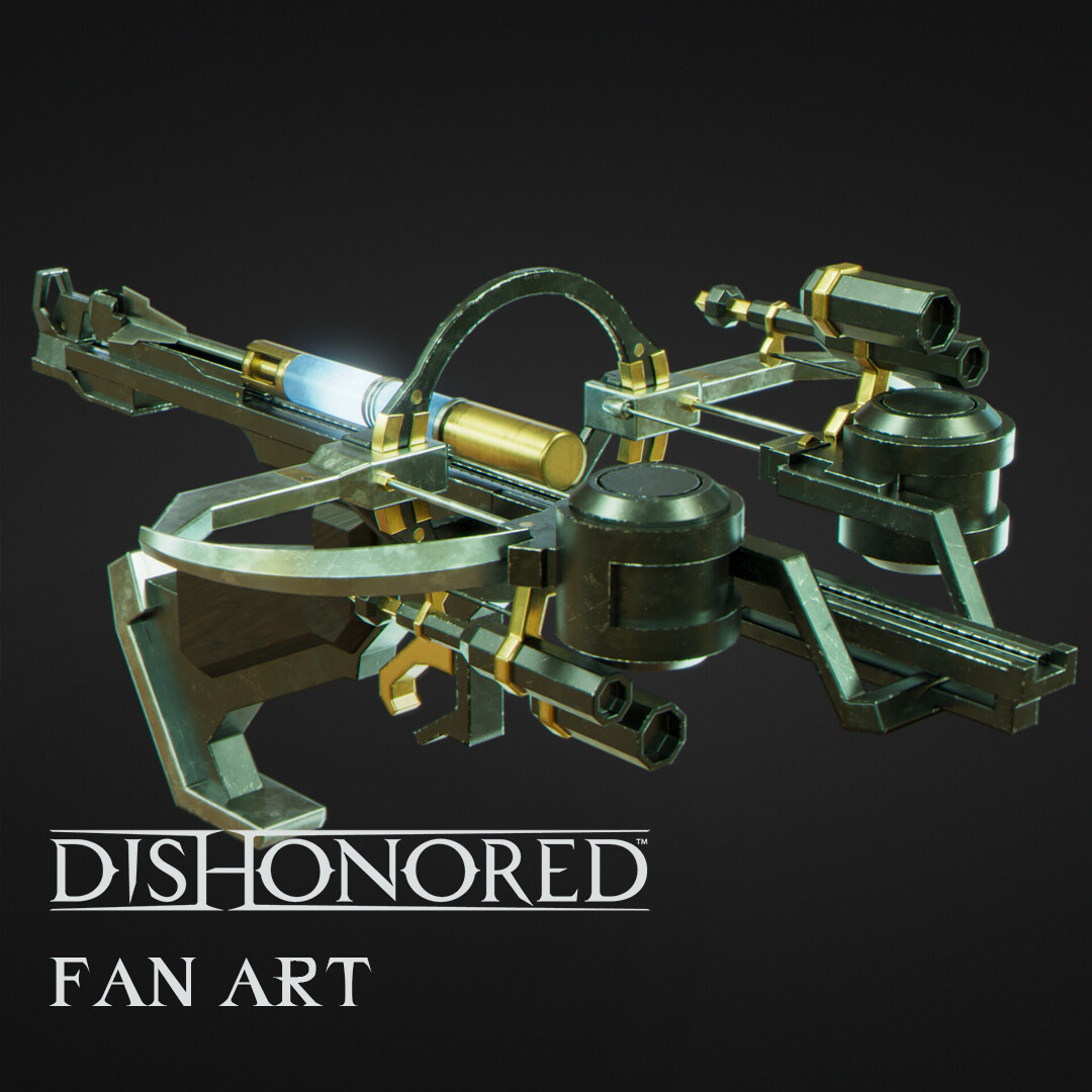 ArtStation - Dishonored - Corvo Attano's Crossbow