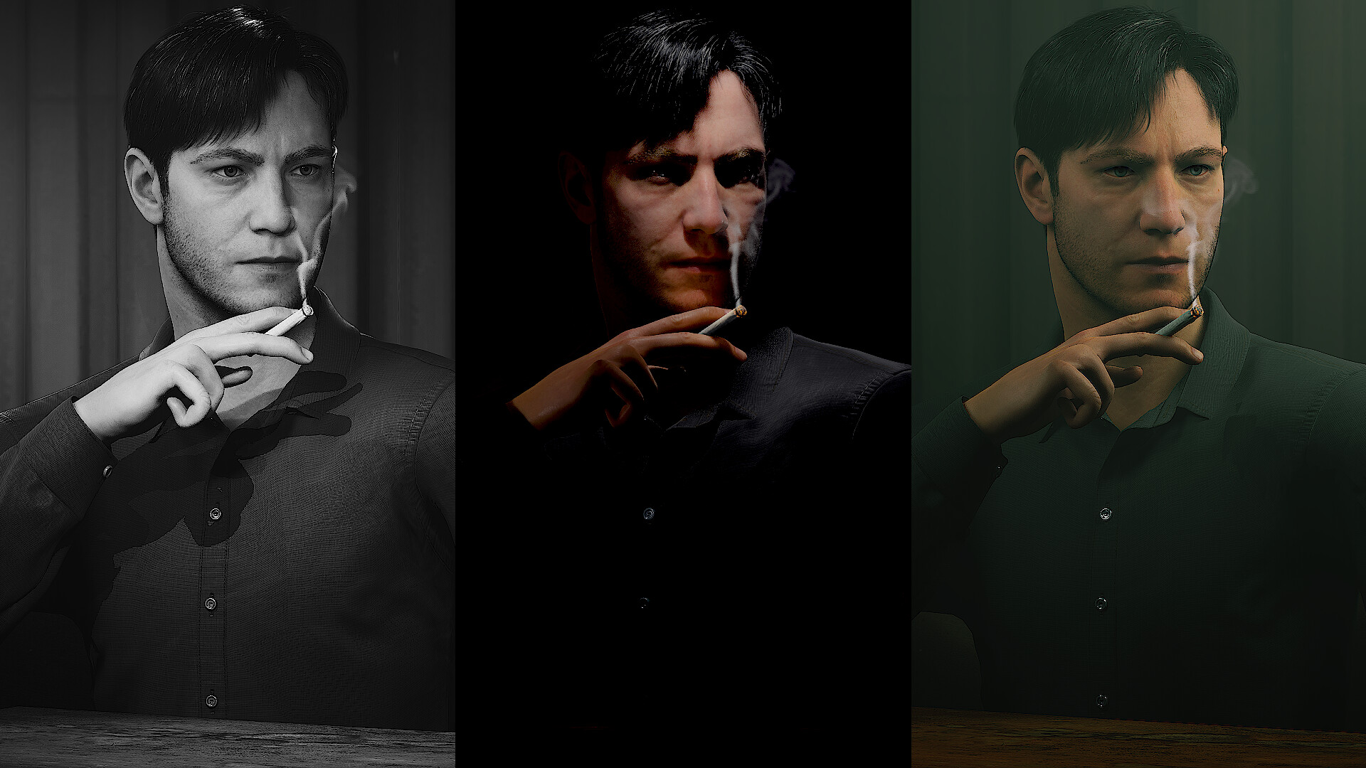 ArtStation - Smoke&Character Light Study