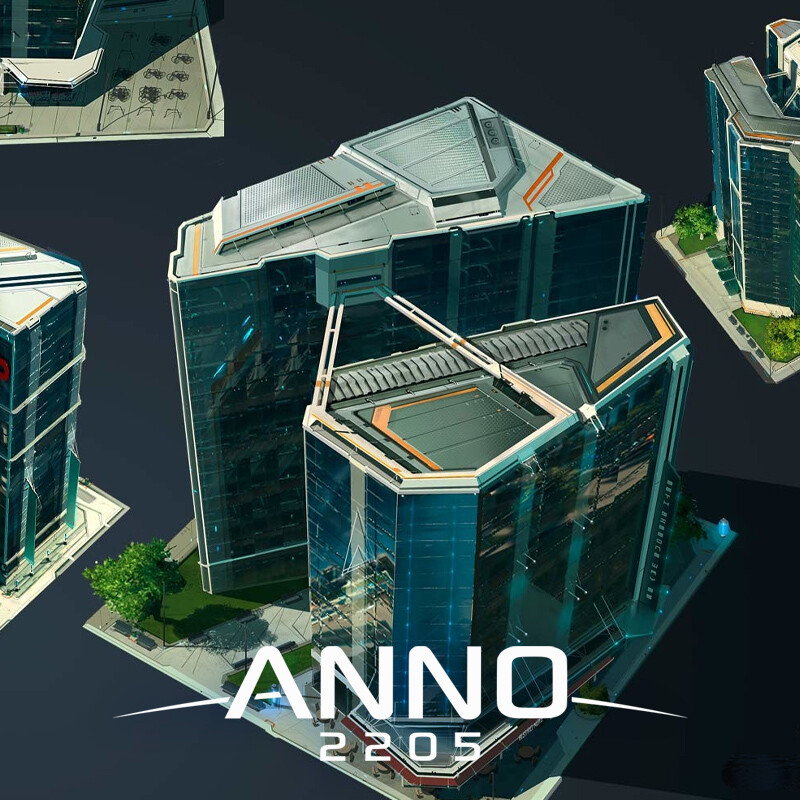 ArtStation - ANNO 2205 - Residence Building