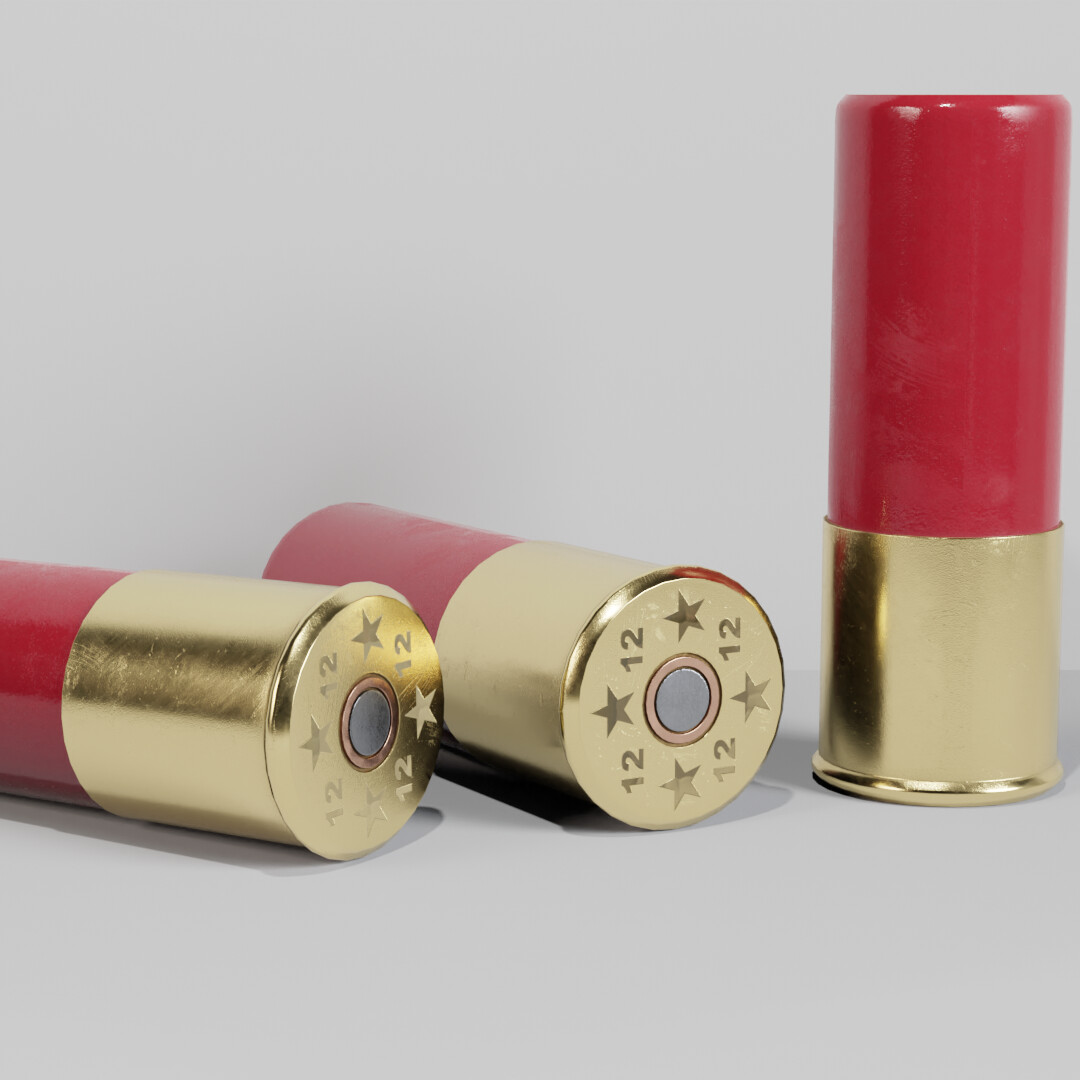 ArtStation - Shotgun shell