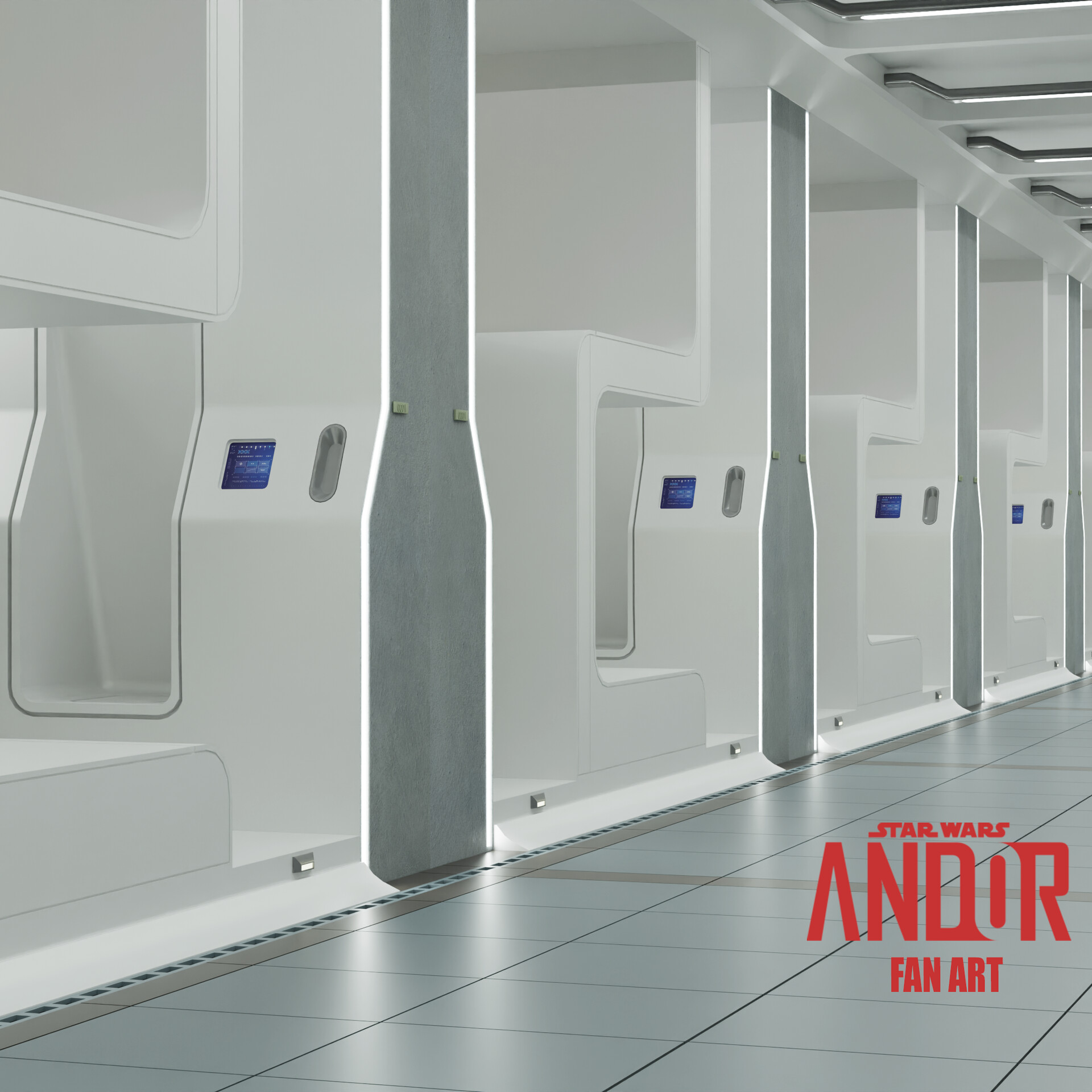 ArtStation - Narkina 5 Imperial Prison Complex Barrack