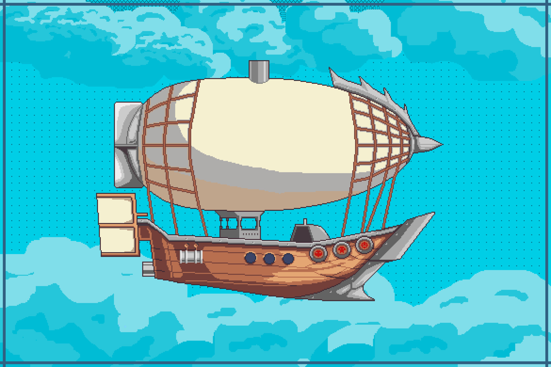 ArtStation - Pixel Airship