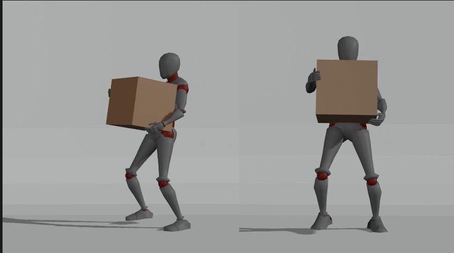 ArtStation - box lifting