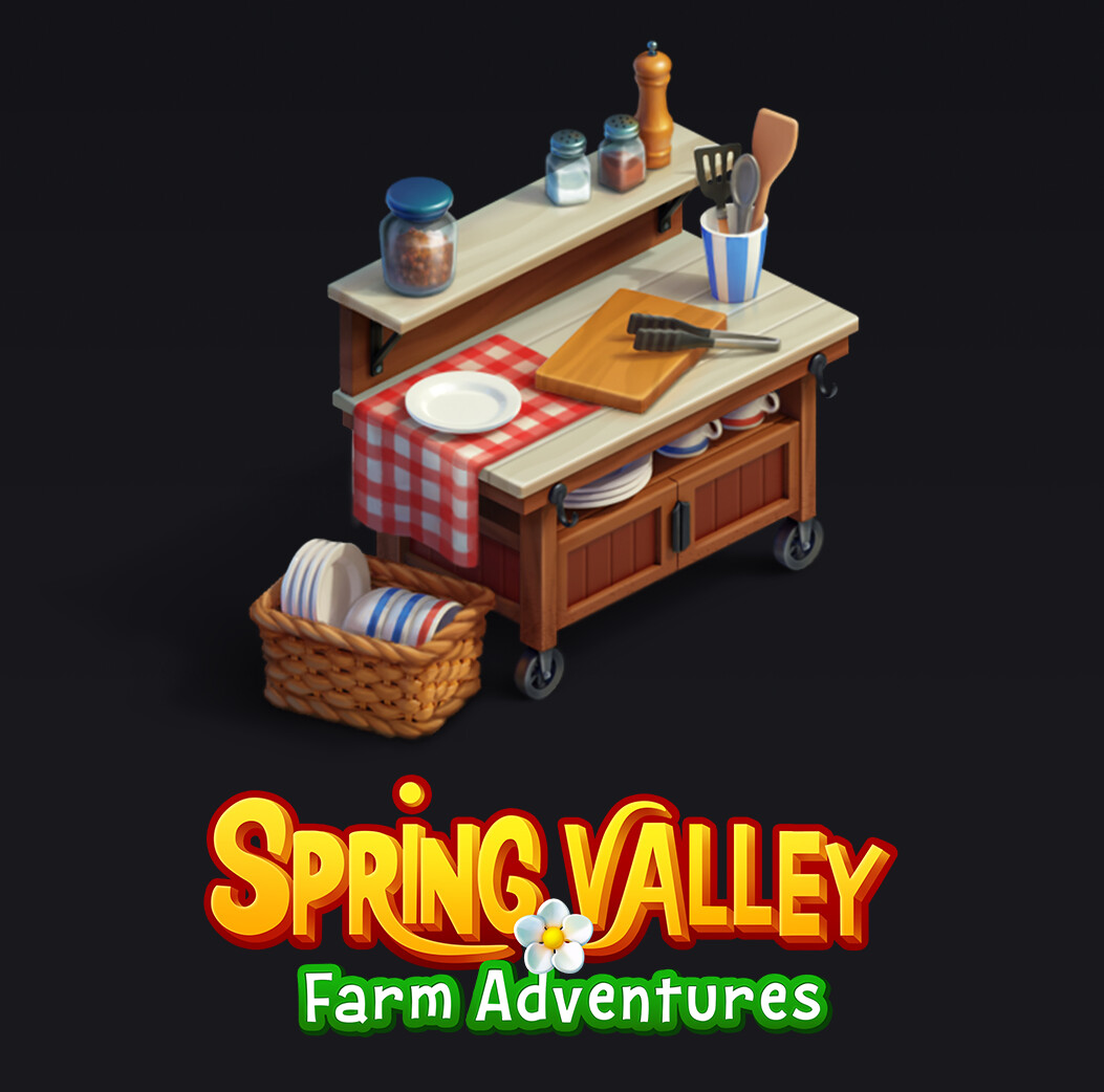 ArtStation - Props for Spring Valley: Farm Adventures