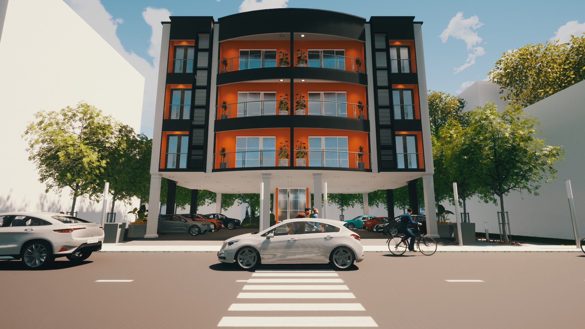 ArtStation - APARTMENT BUILDING