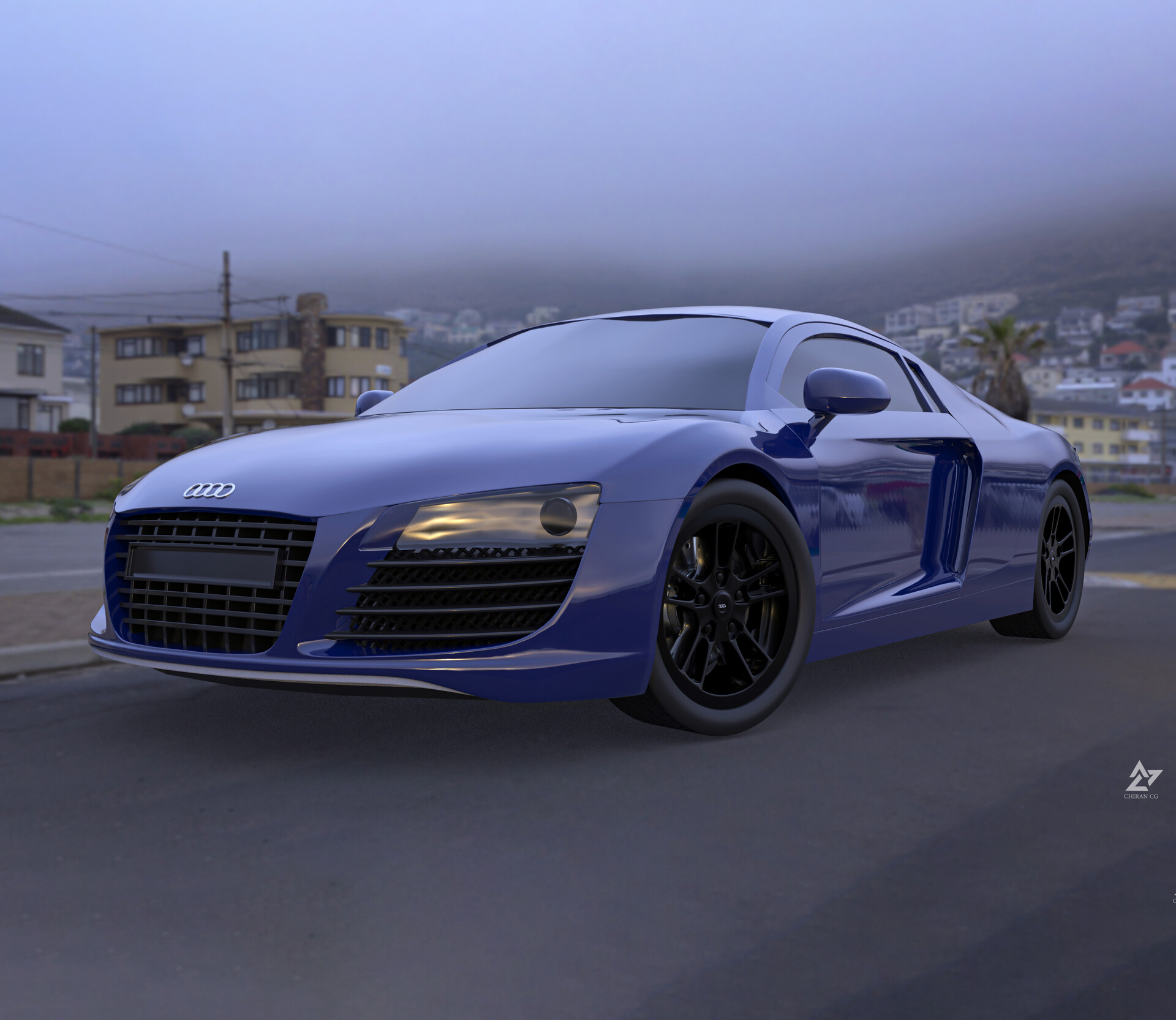 ArtStation - Audi R8 car 3d model