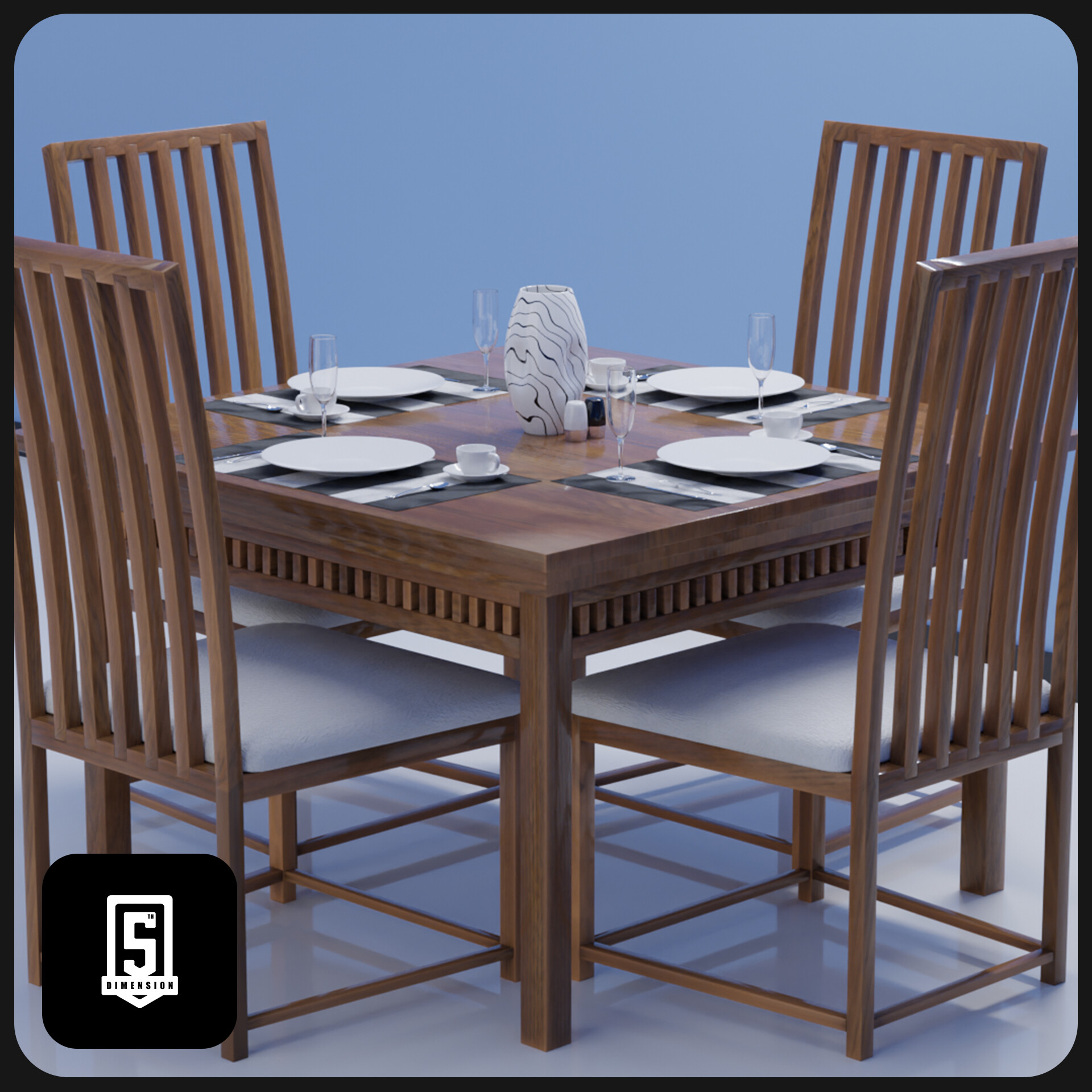 ArtStation - Dining Table 03