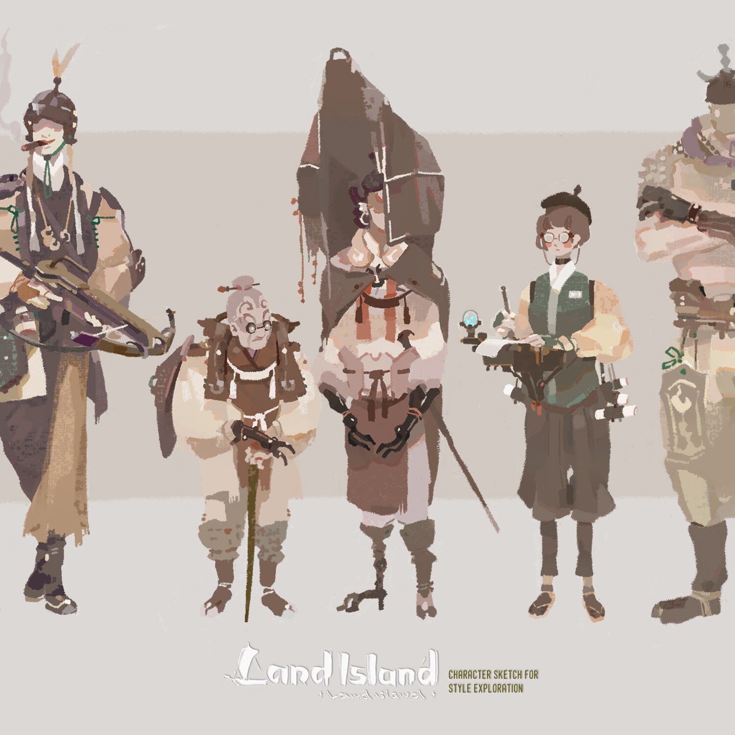 ArtStation - 【Land Island】Style Exploration Sketch2 20230312