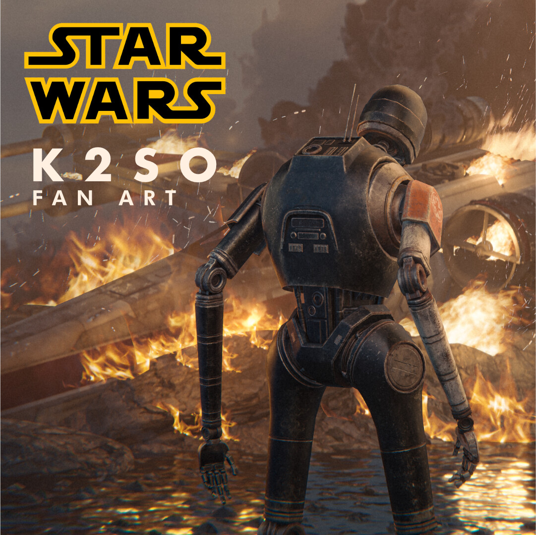 ArtStation - Star Wars: The Aftermath, K2SO Fan art