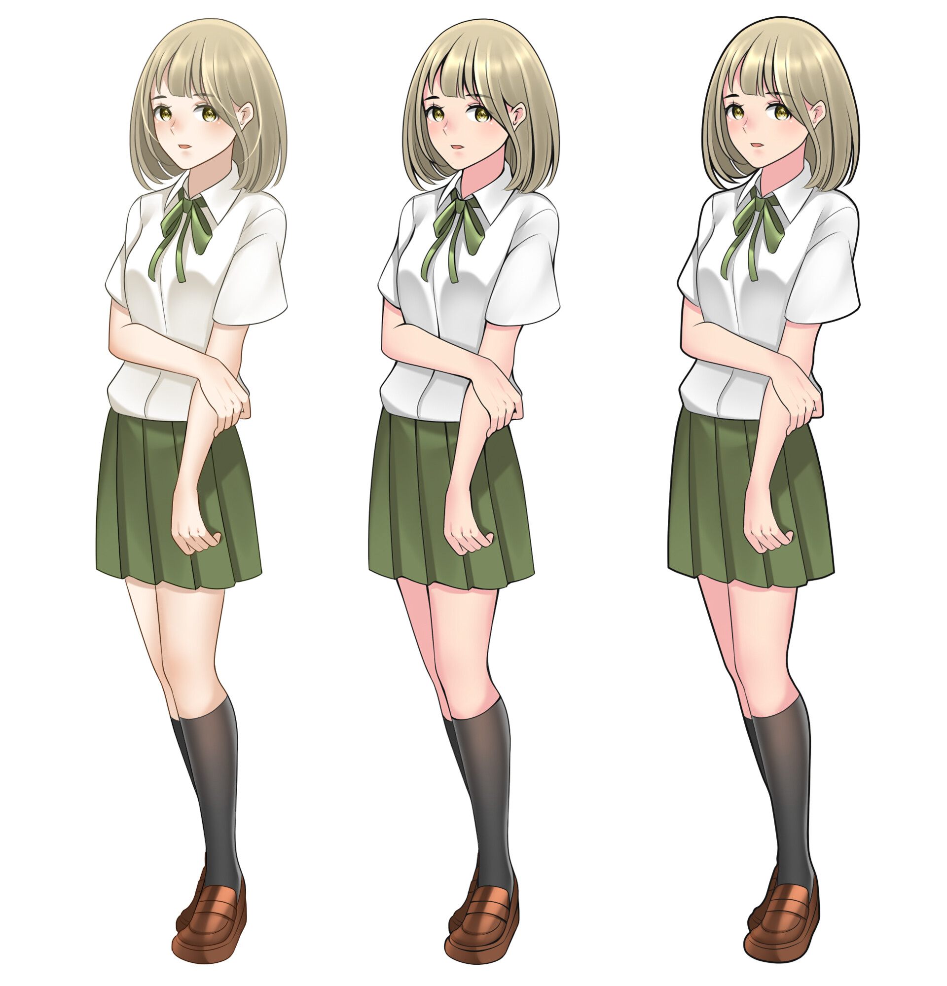 ArtStation - Visual Novel Dating Sims Character Design