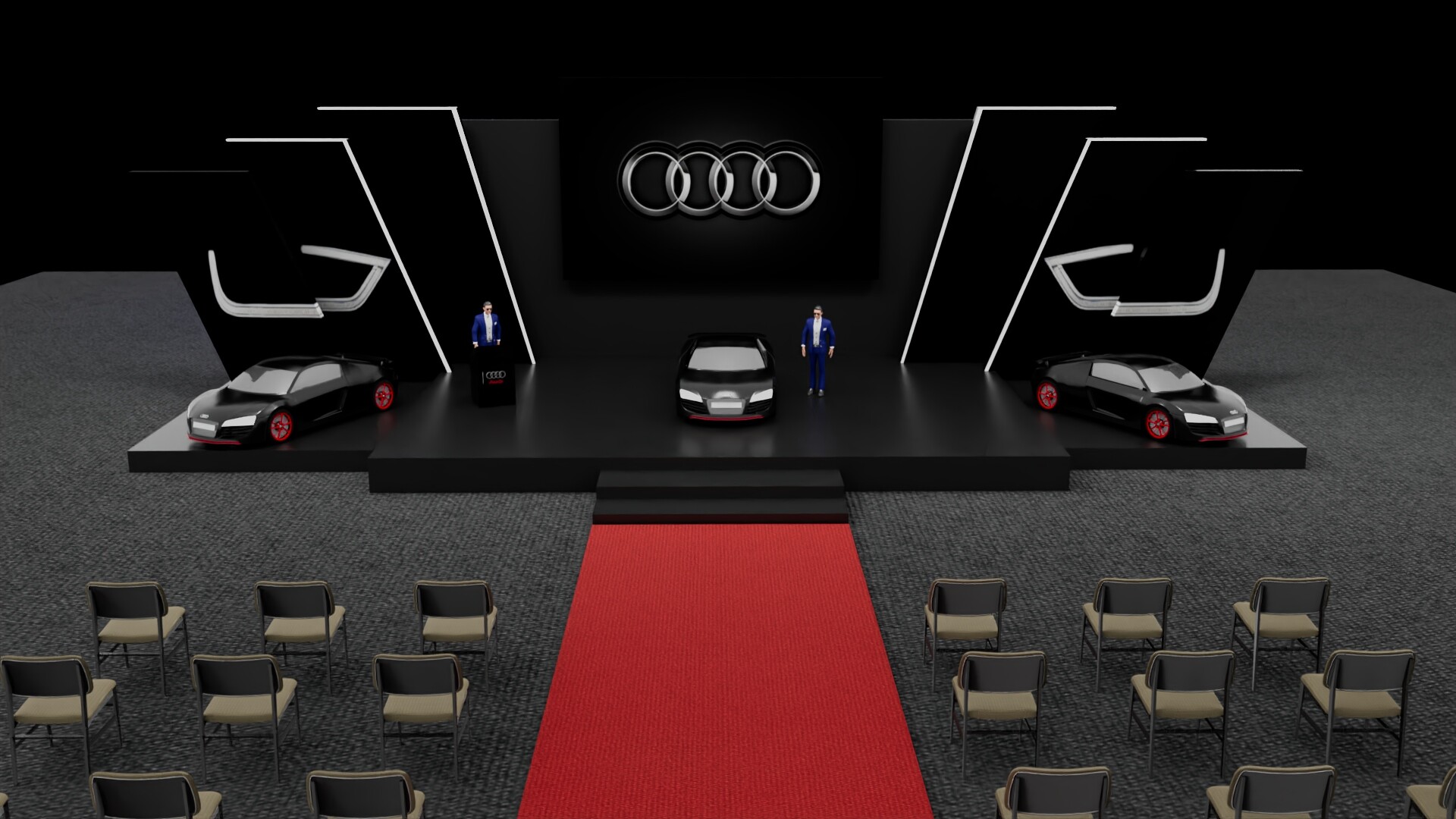 ArtStation - Set Design for a Stage Event