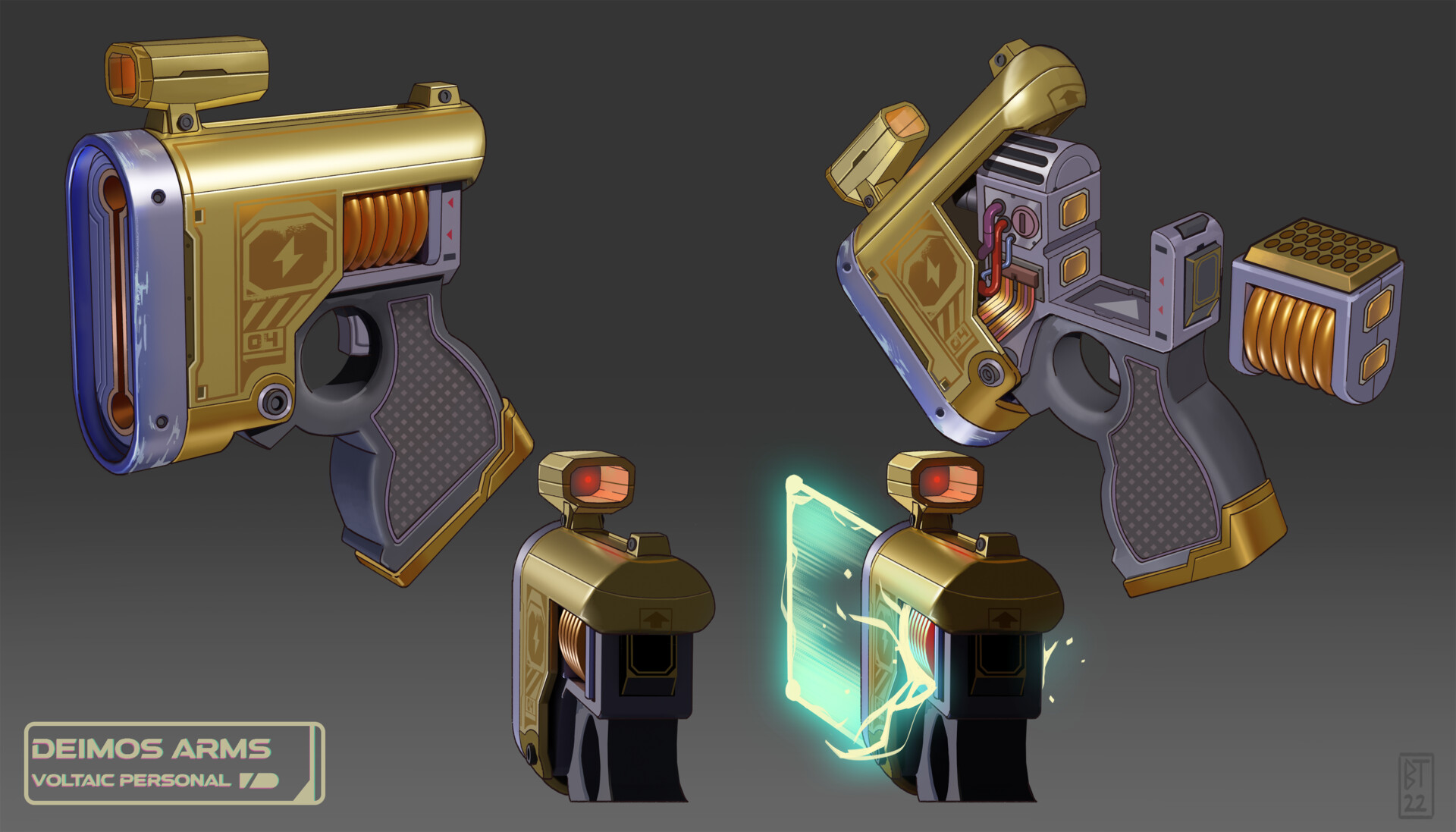ArtStation - Deimos Arms - Voltaic Personal and Heavy
