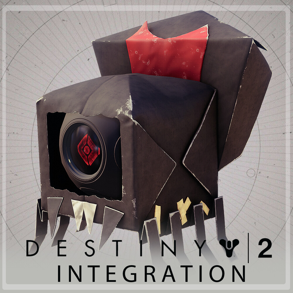 ArtStation - Destiny 2: Papercraft Aranea Shell Ghost Shell (Texturing ...