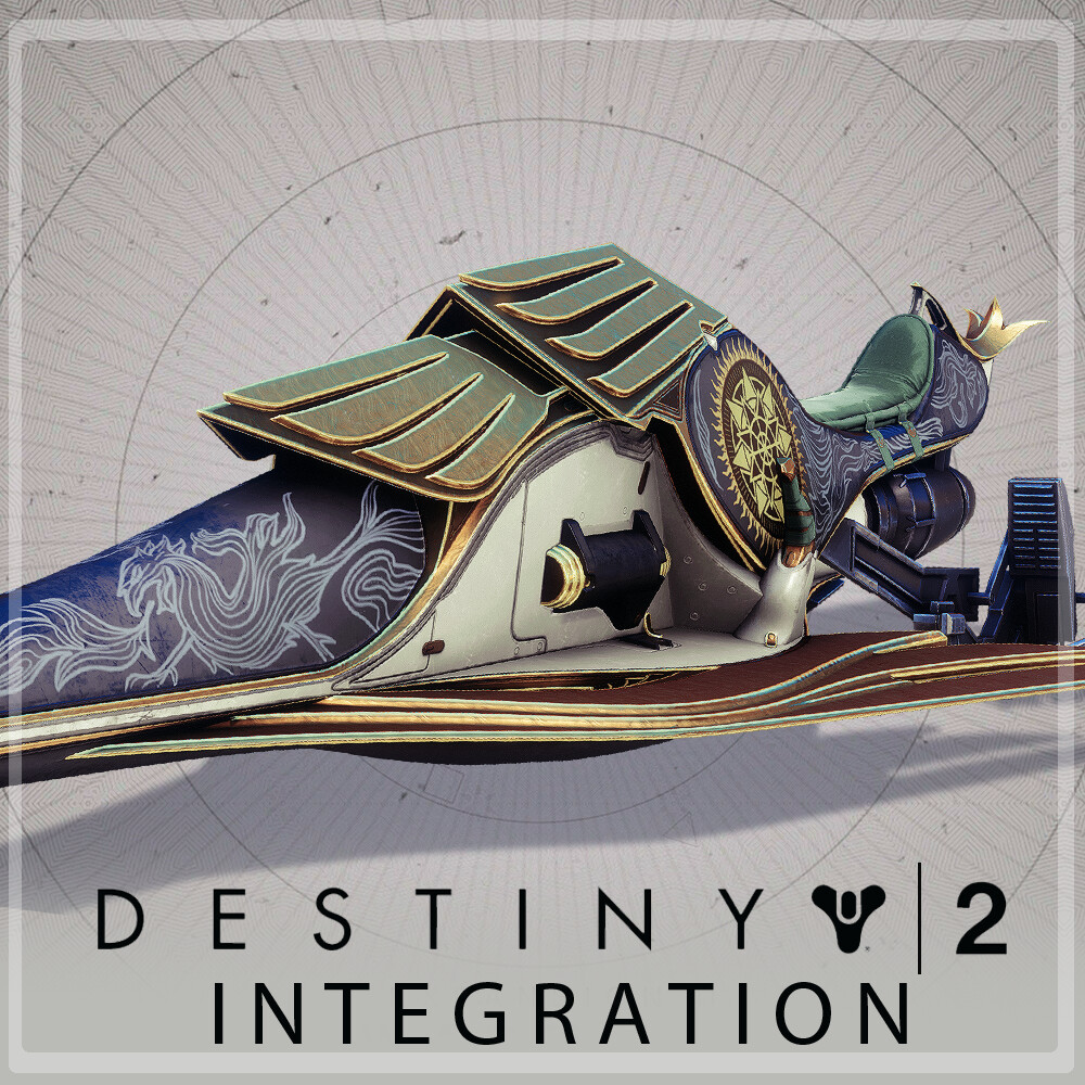 ArtStation - Destiny 2: Hyperborean Pinion Sparrow (Texturing & Integration)