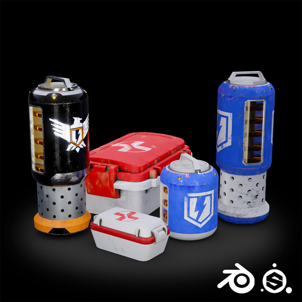 ArtStation - Apex Legends Survival Items