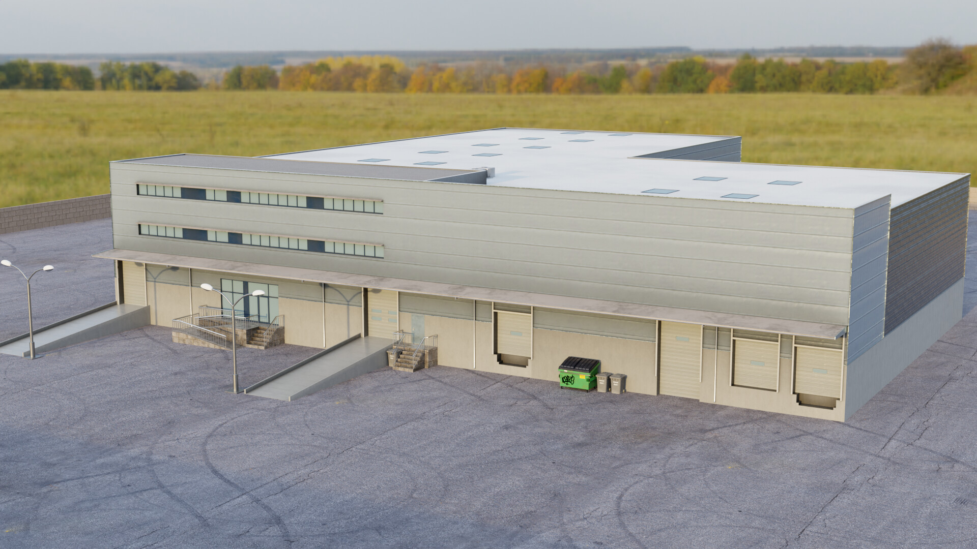 ArtStation - Logistics center