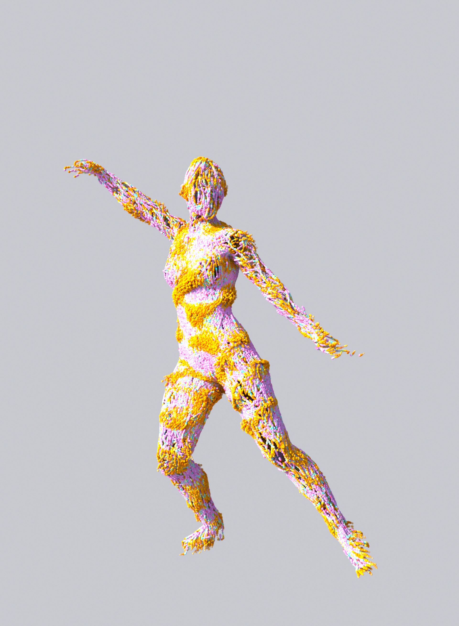 ArtStation - Girl dance (particle)