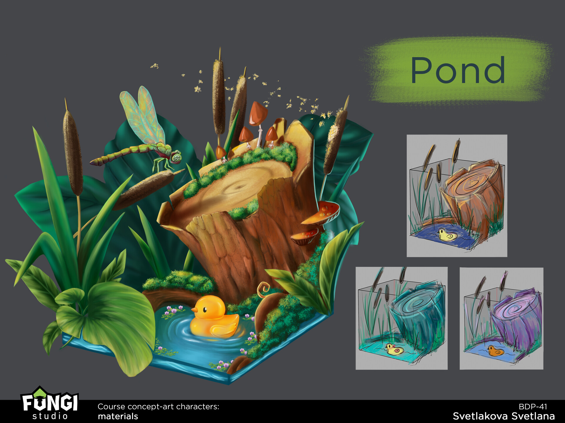 ArtStation - Small pond