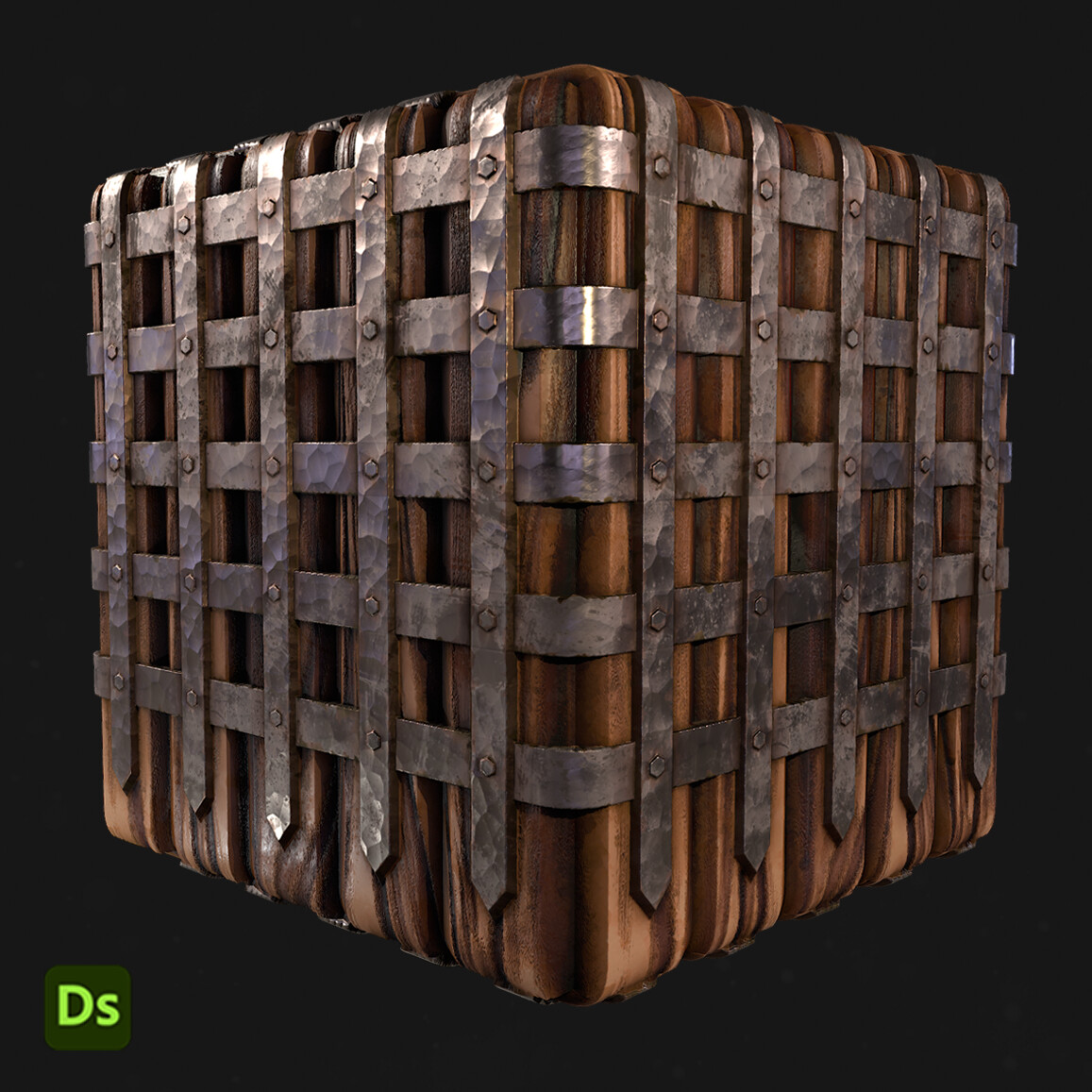 ArtStation - Medieval Wood Material - Substance Designer