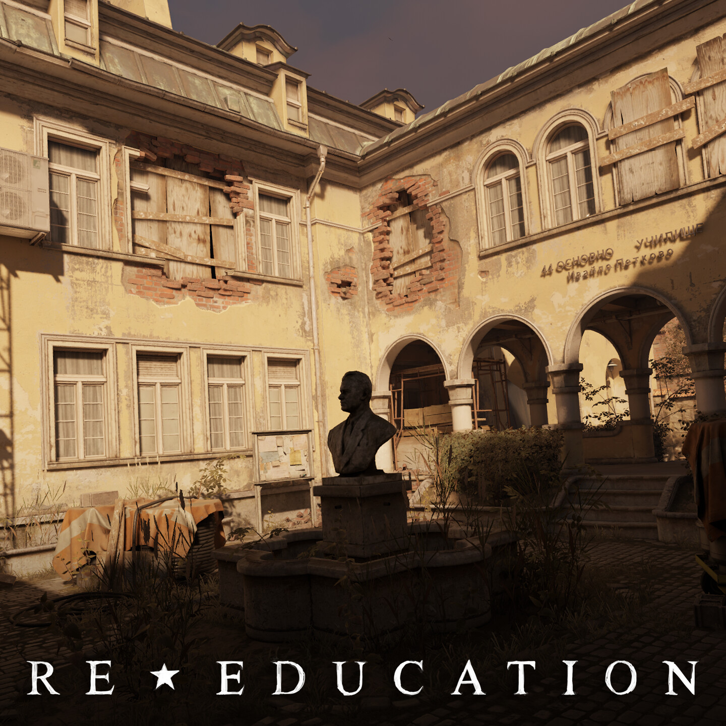 ArtStation - Re-Education - Courtyard