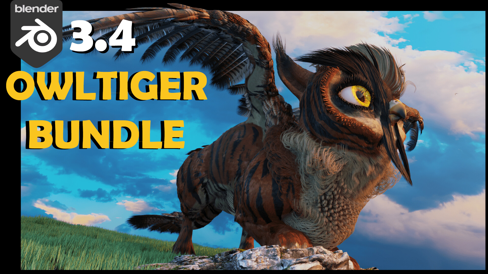 ArtStation - Owltiger Model | Blender 3.4