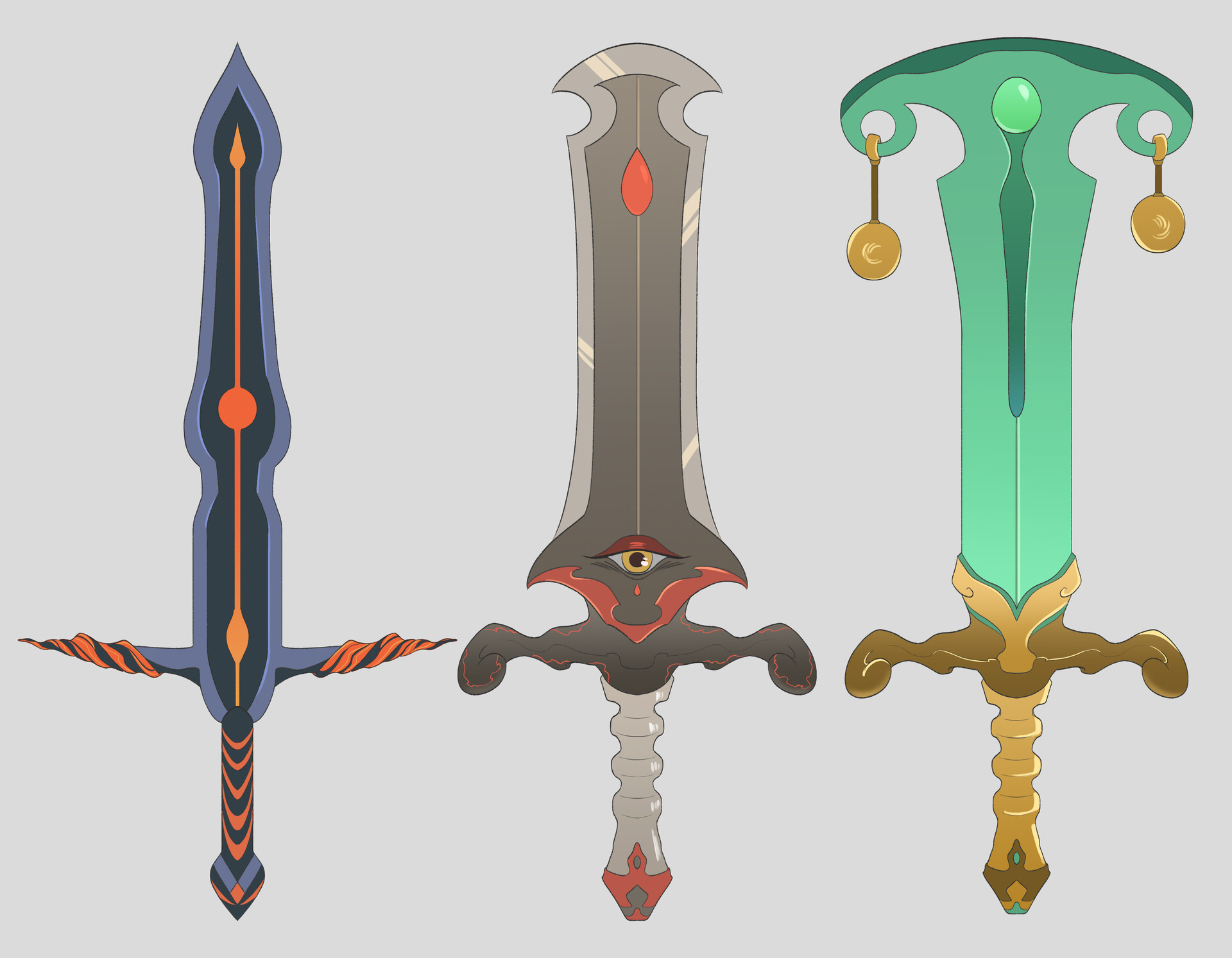 ArtStation - Swords study